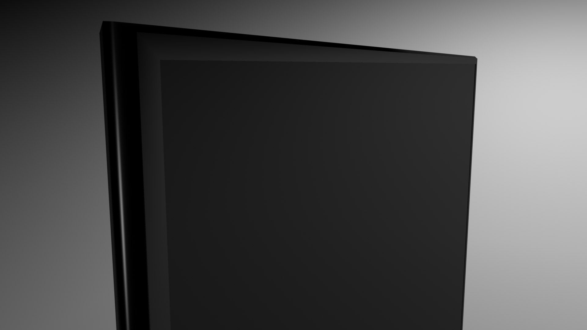 3ds Max Black Slim Tv