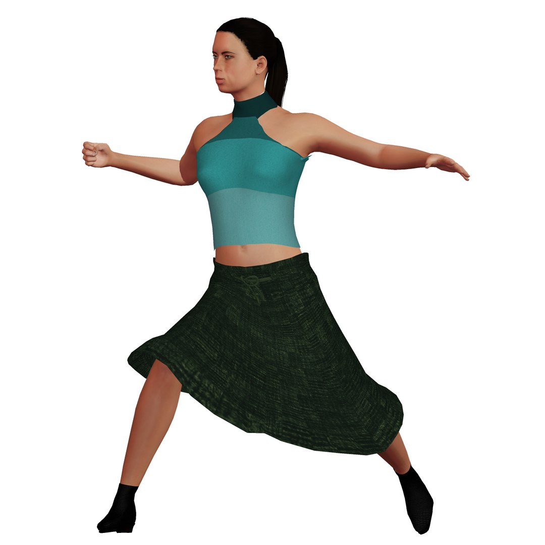 3D adult female rigged character - TurboSquid 1581147