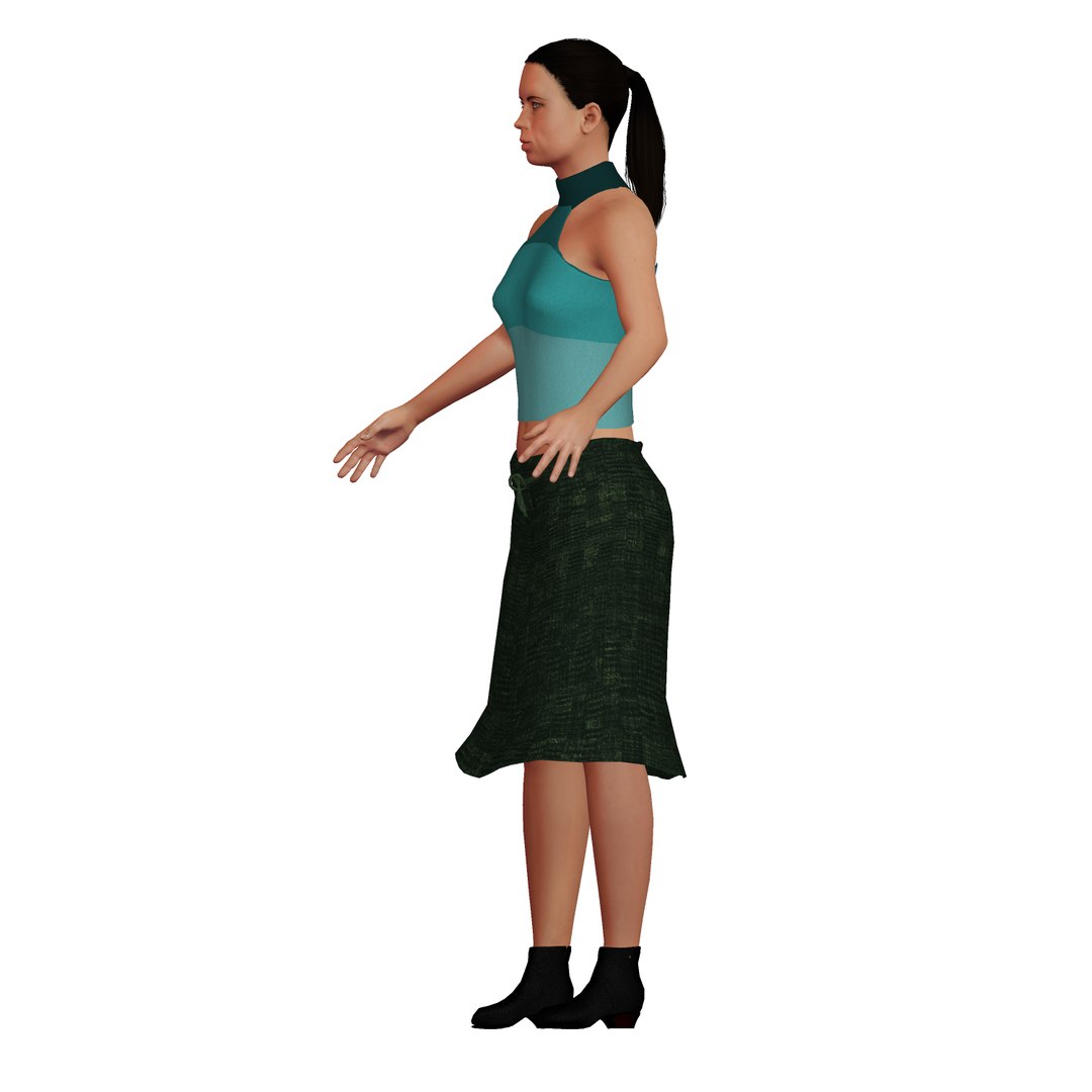 3D adult female rigged character - TurboSquid 1581147