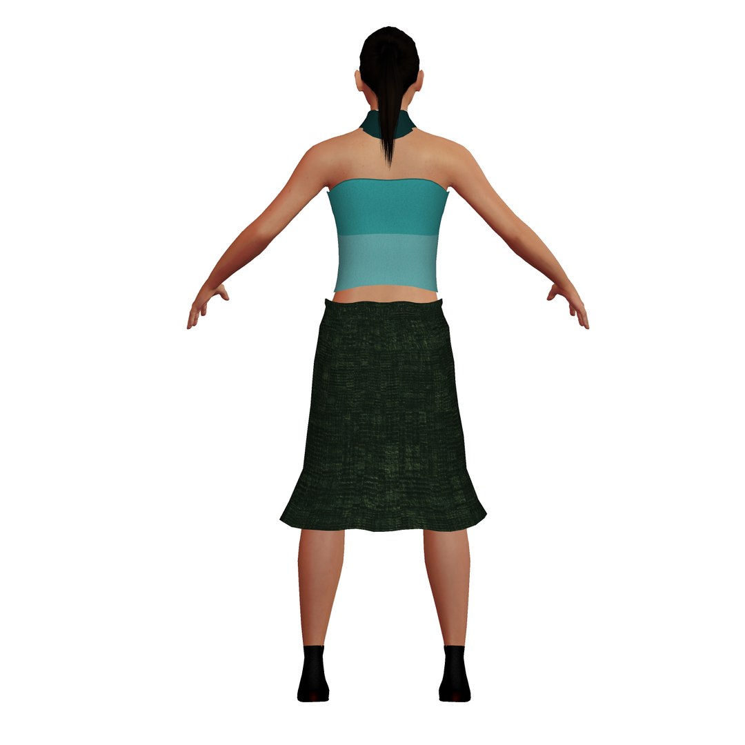 3D adult female rigged character - TurboSquid 1581147