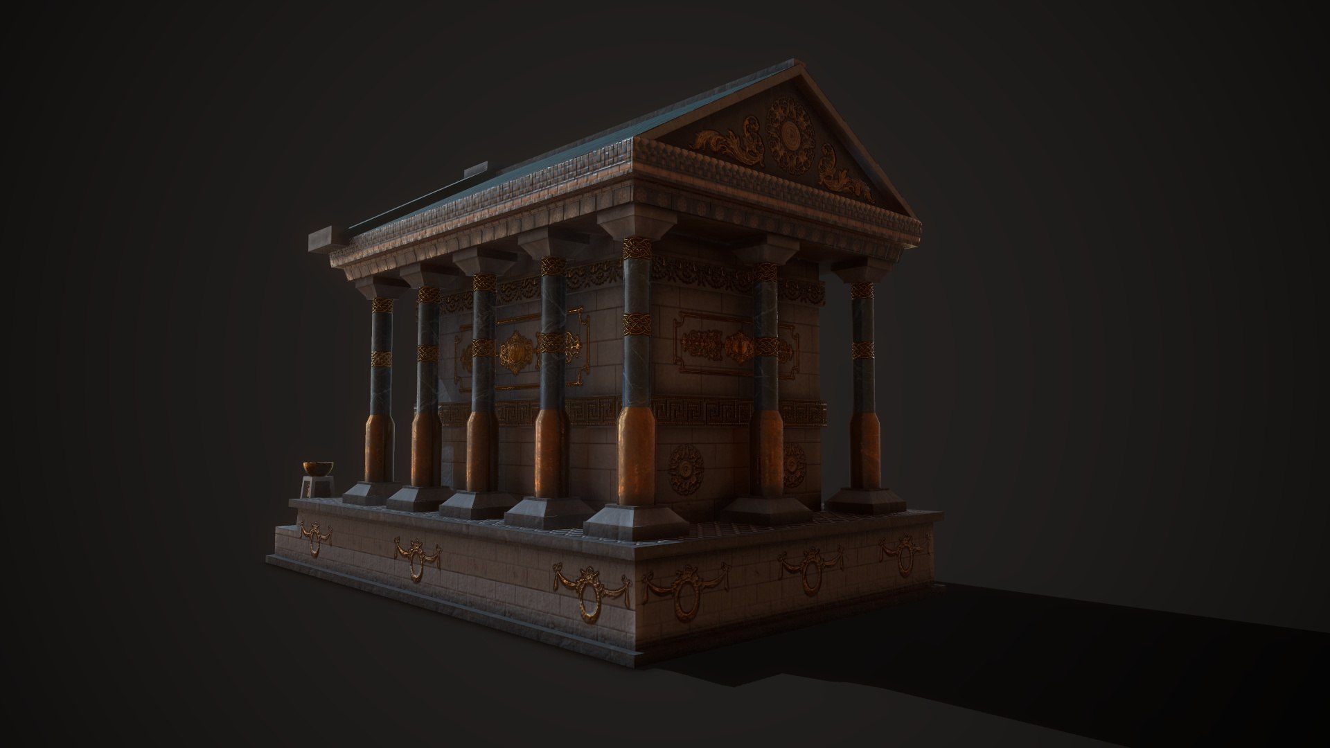 Ancient Temple 3D Model - TurboSquid 1649591
