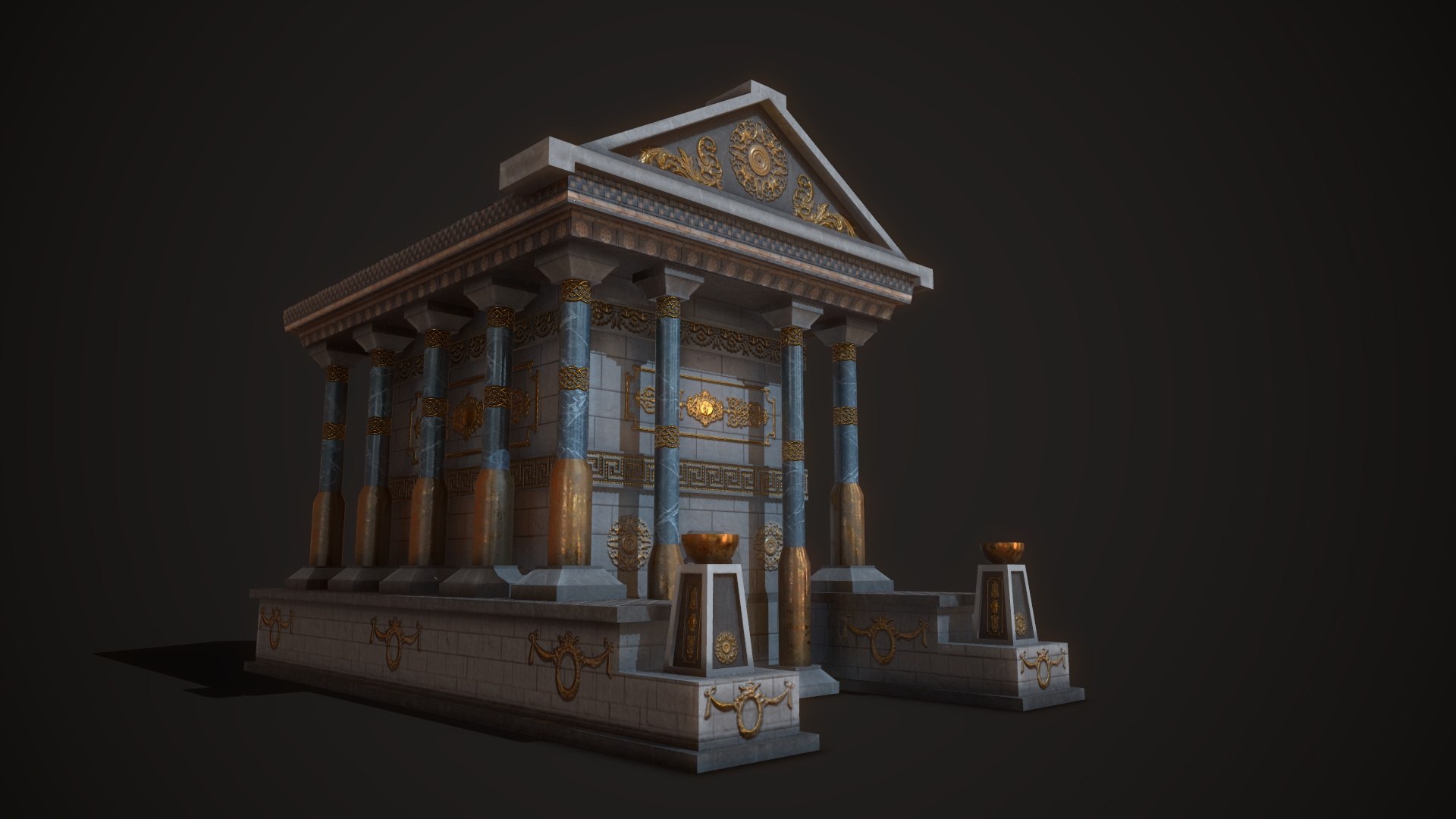 Ancient Temple 3D Model - TurboSquid 1649591