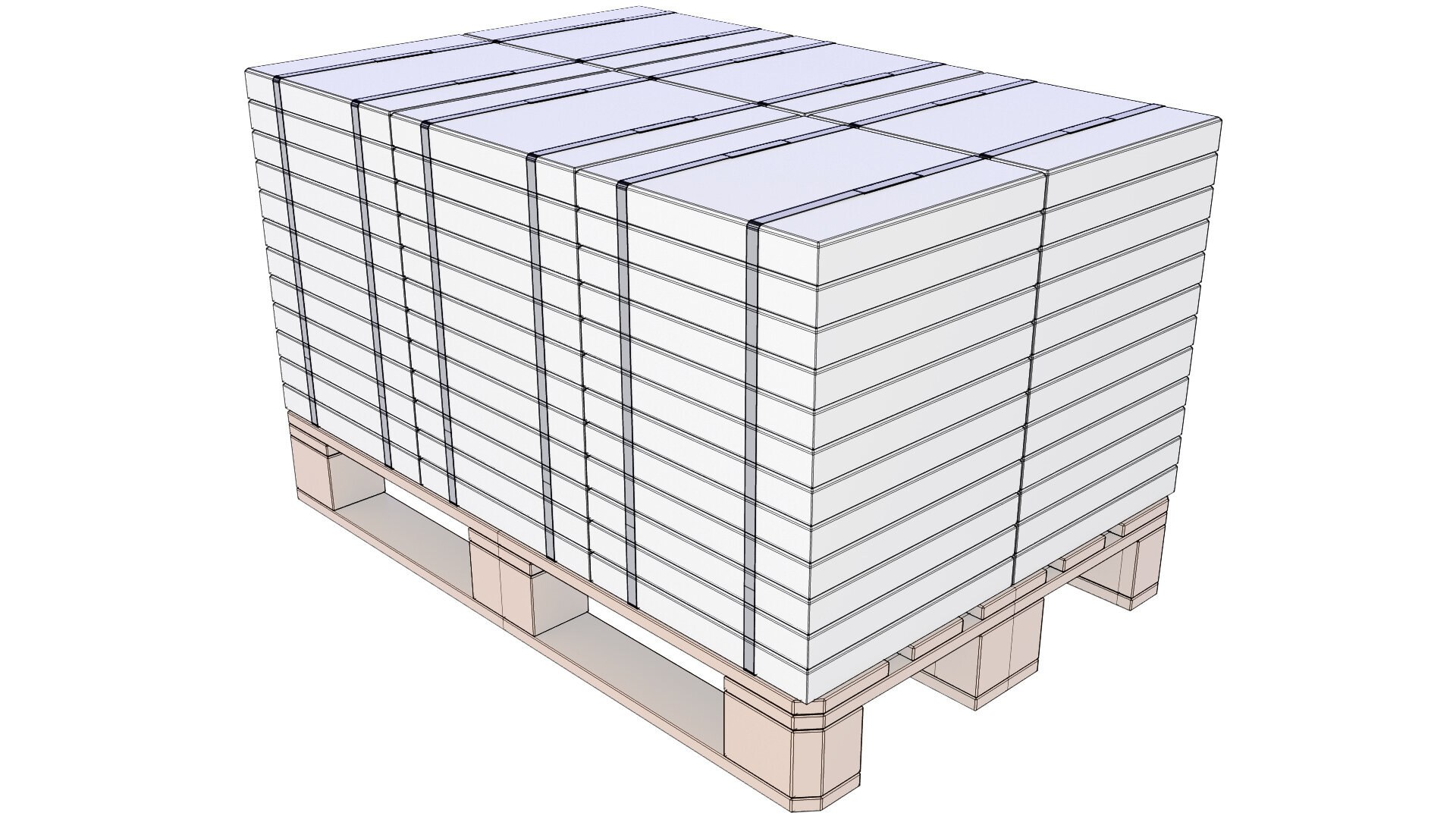 3D Model Pallet With Paving Tiles14 - TurboSquid 2003186