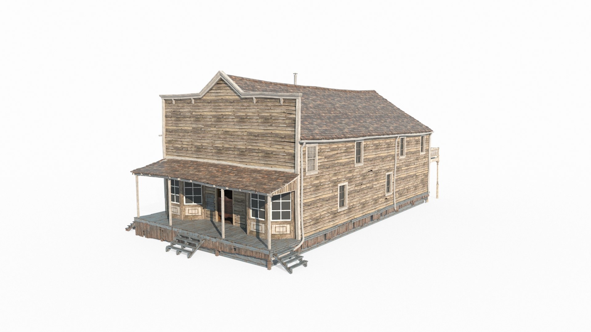 19th Century Architecture Tavern Model - TurboSquid 2389874