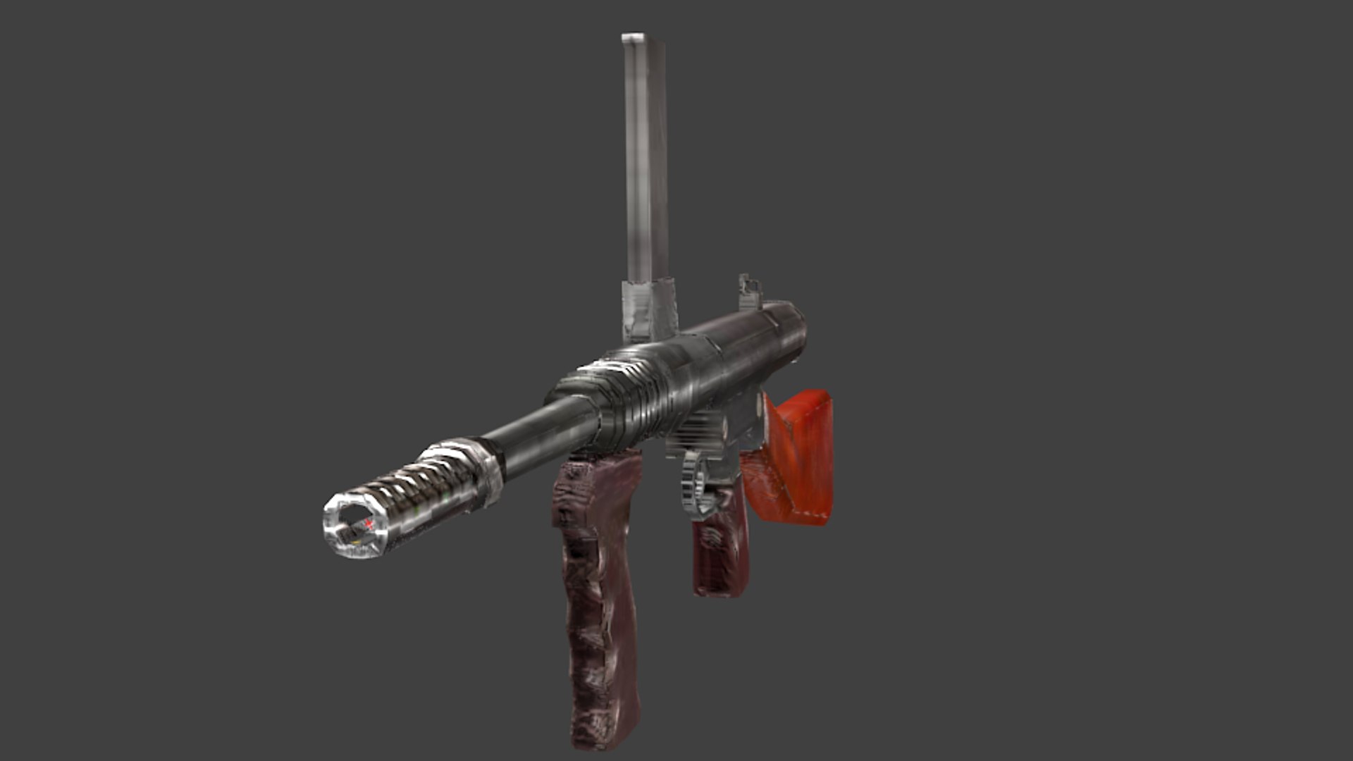 3d Owen Gun Model