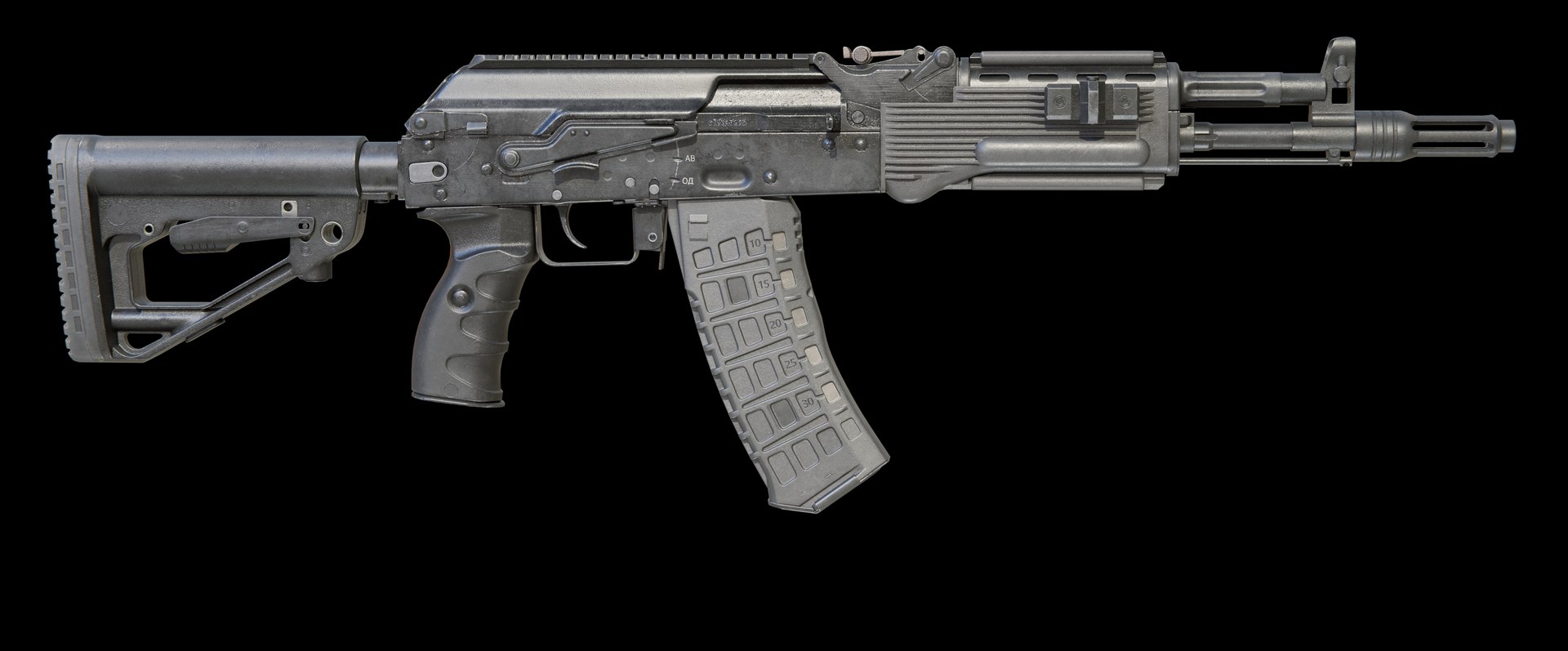 3D AK-205 Assault Rifle Kalashnikov 200 Series - TurboSquid 2415424