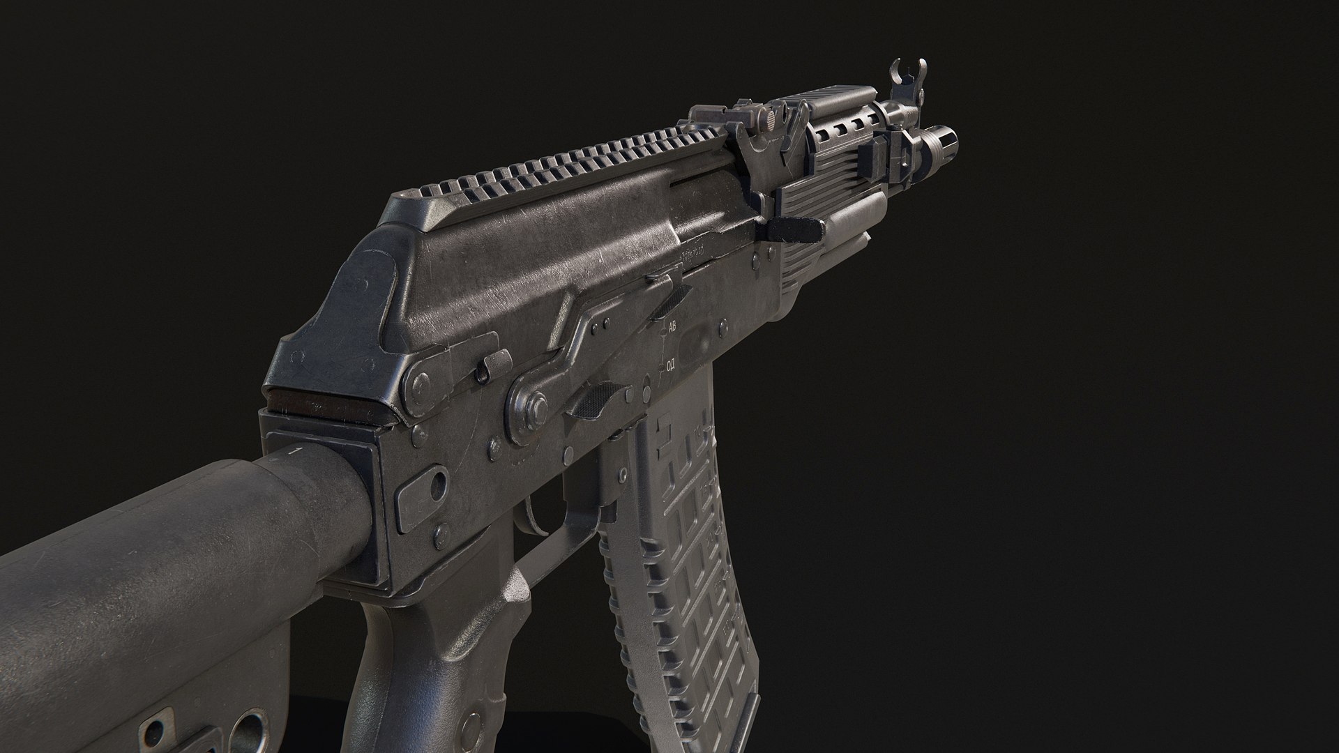 3D AK-205 Assault Rifle Kalashnikov 200 Series - TurboSquid 2415424