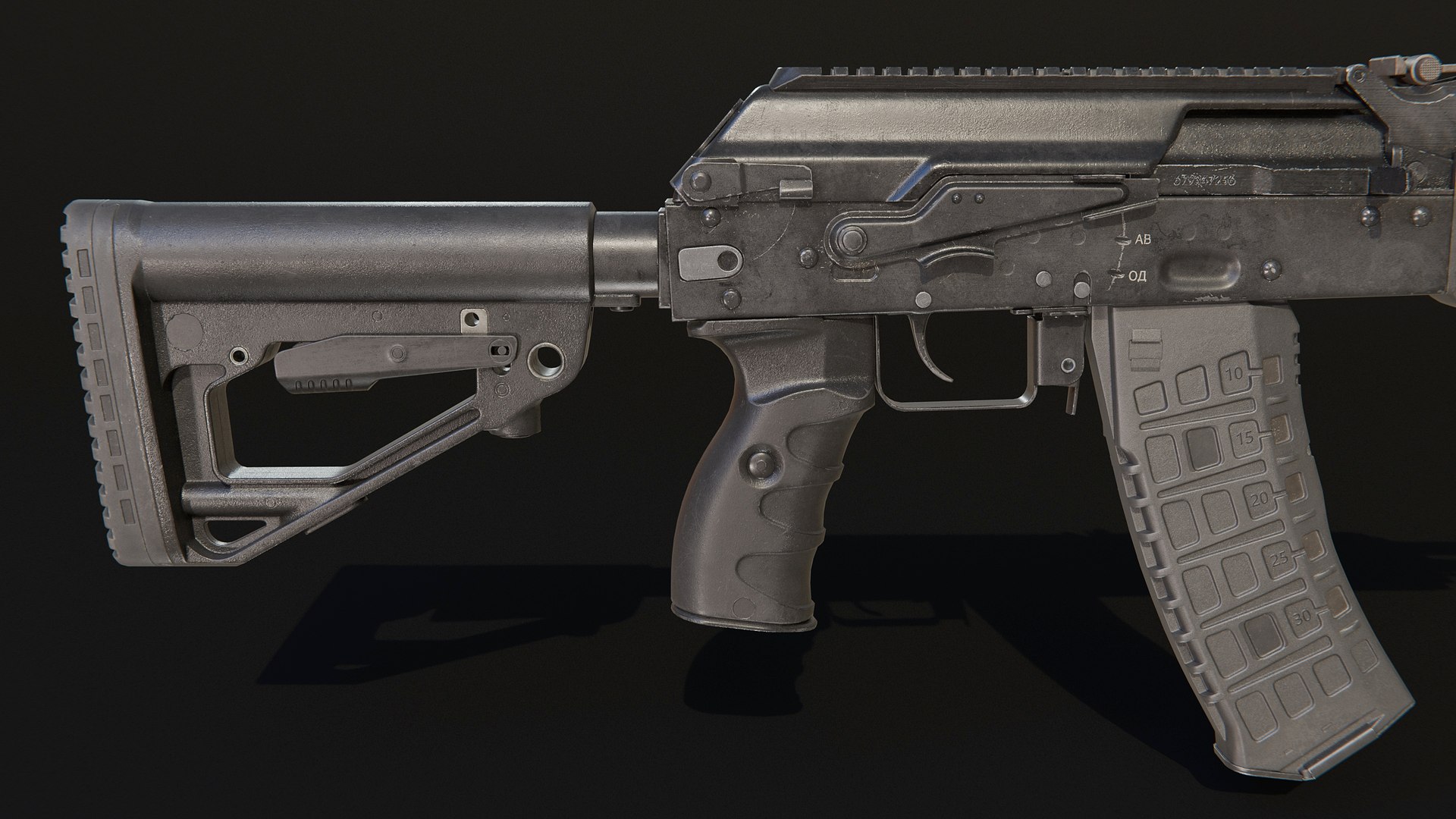 3D AK-205 Assault Rifle Kalashnikov 200 Series - TurboSquid 2415424
