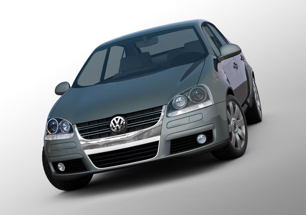 3ds max jetta bora sedan