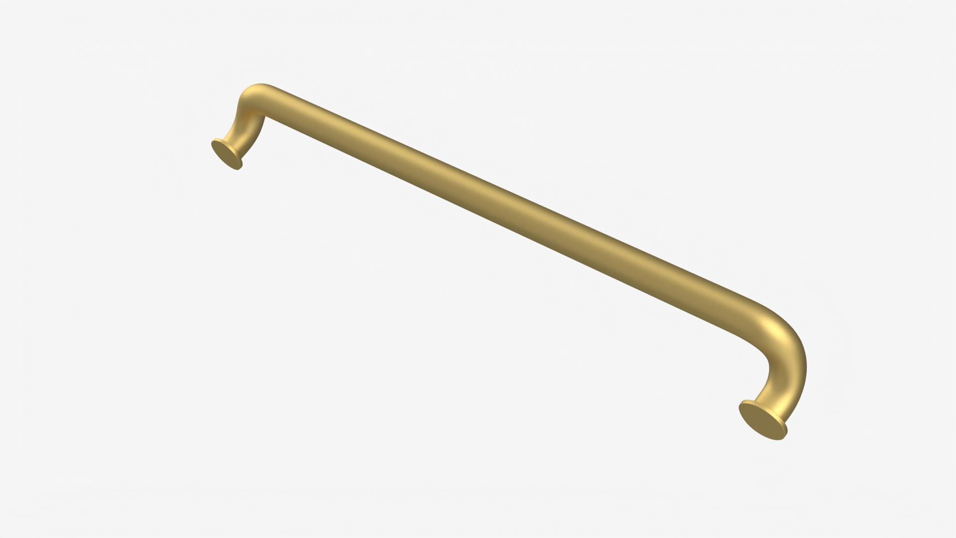 Door Handle Vintage Long Gold Model - TurboSquid 2237911