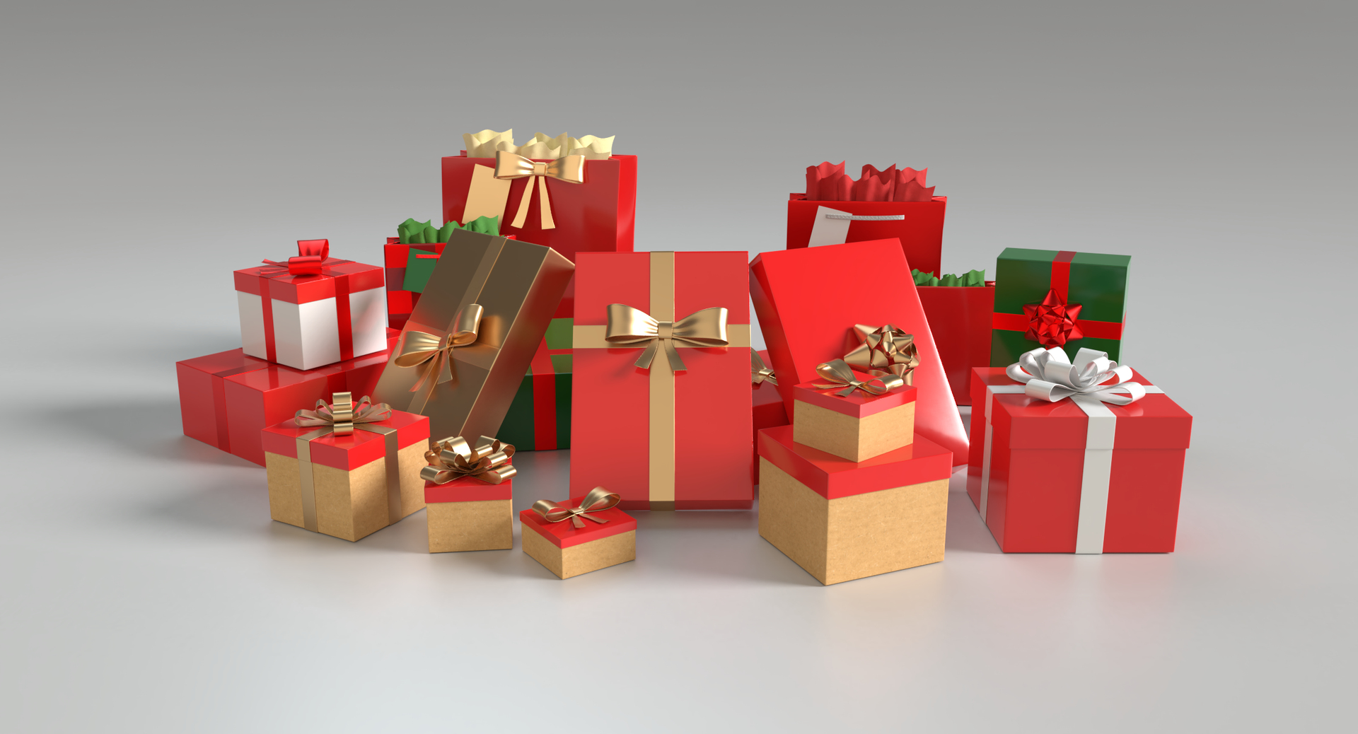 Christmas Gifts 3D Model - TurboSquid 1337686
