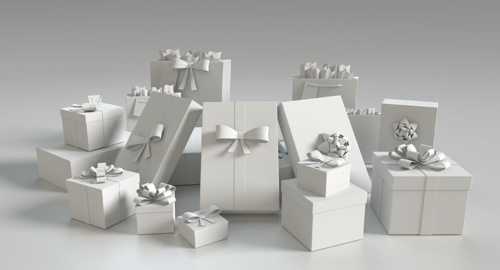 Christmas Gifts 3D Model - TurboSquid 1337686