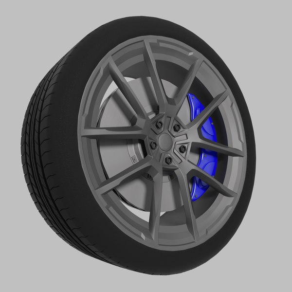 Car rim tyre model - TurboSquid 1593766