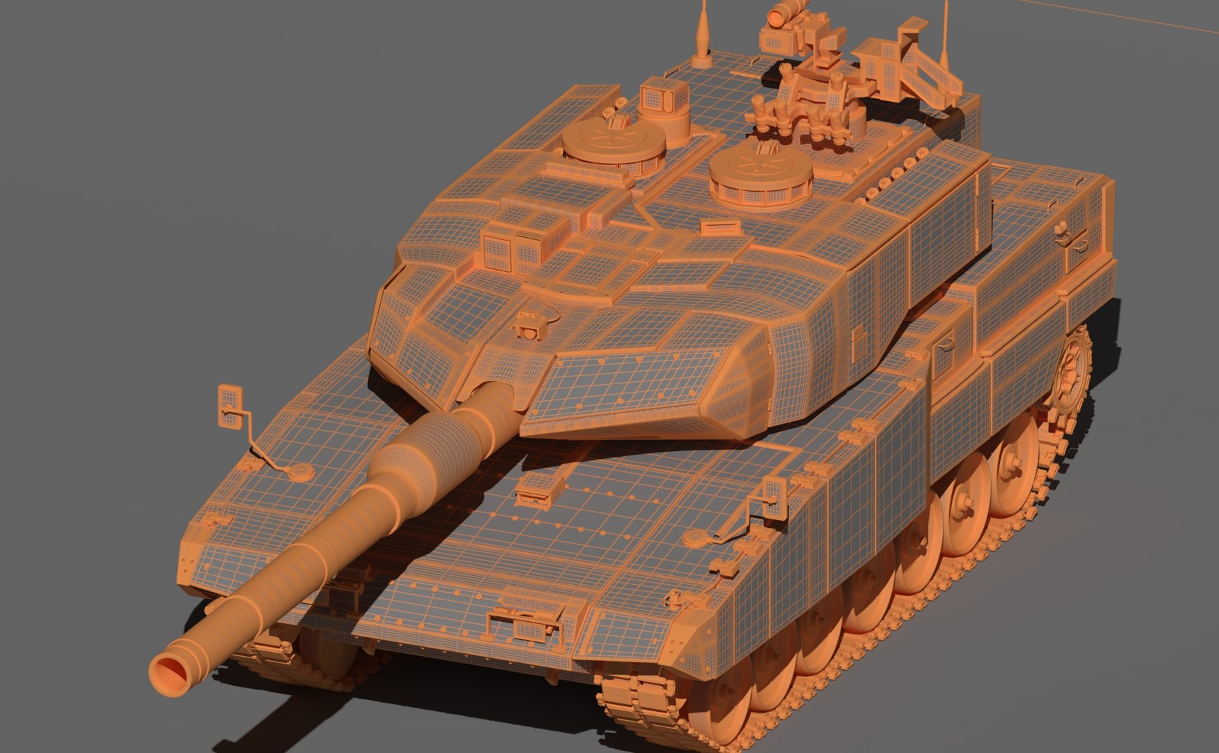 3d Leopard Tank