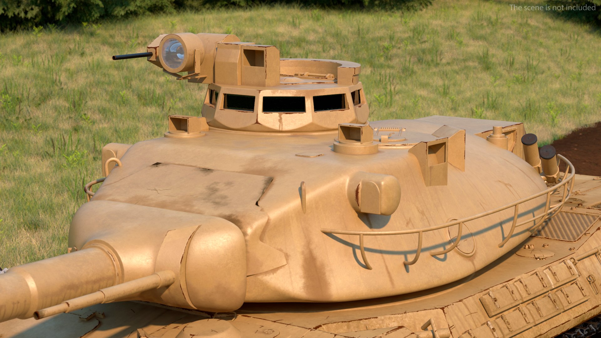 3D Model Amx-30 French Army Main Battle Tank Rigged For Maya ...