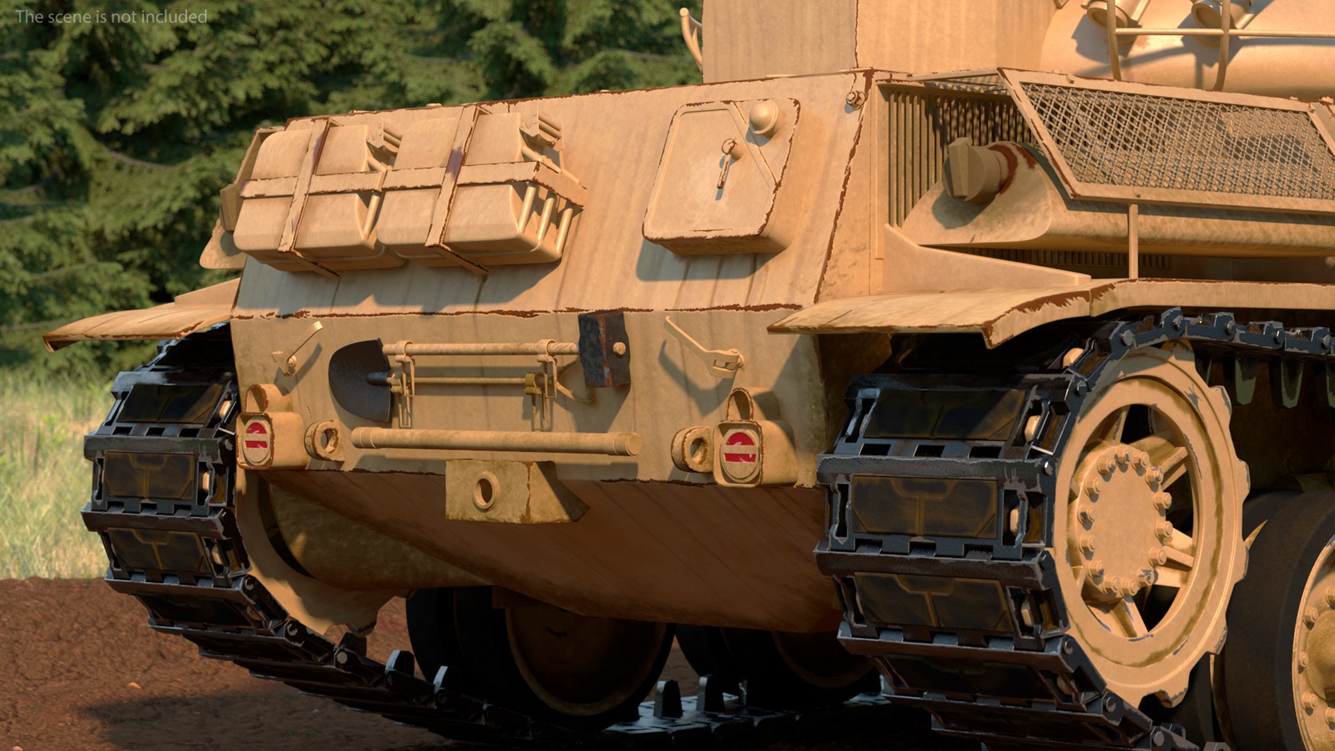 3D Model Amx-30 French Army Main Battle Tank Rigged For Maya ...