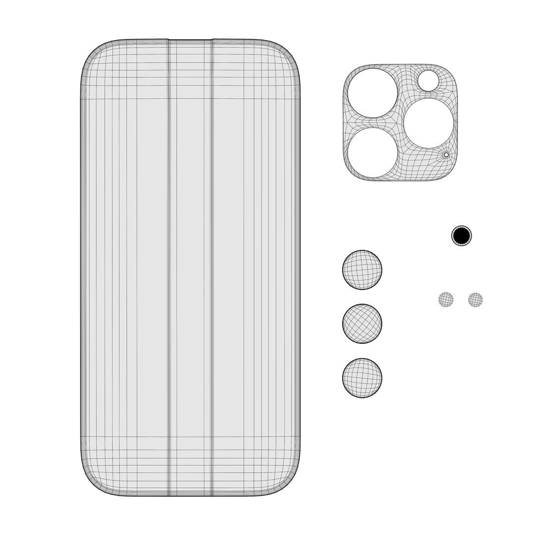 3D Model Apple IPhone 16 Pro Max Black Titanium - TurboSquid 2283100