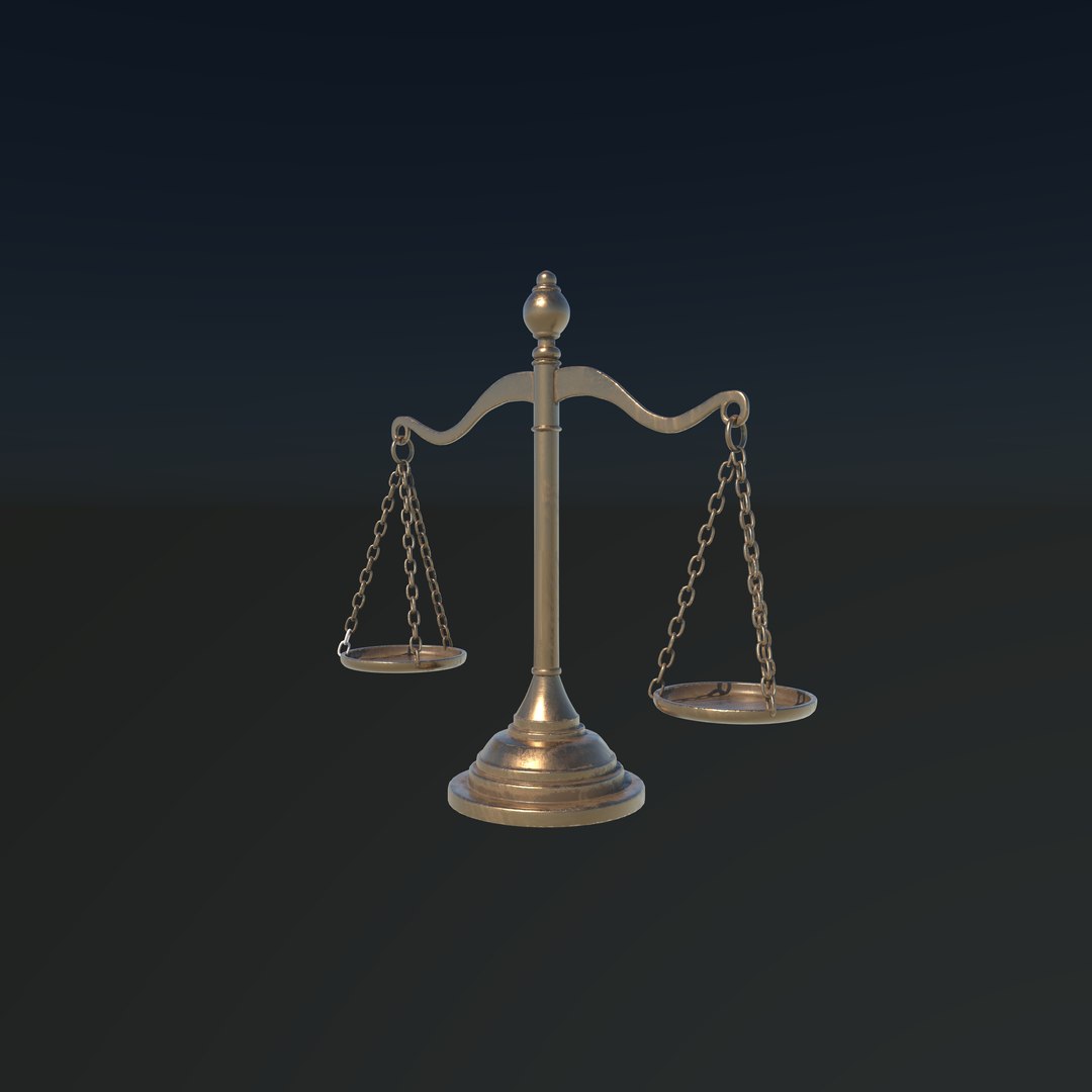 Balance Scale 3D Model 3D Model - TurboSquid 2333228