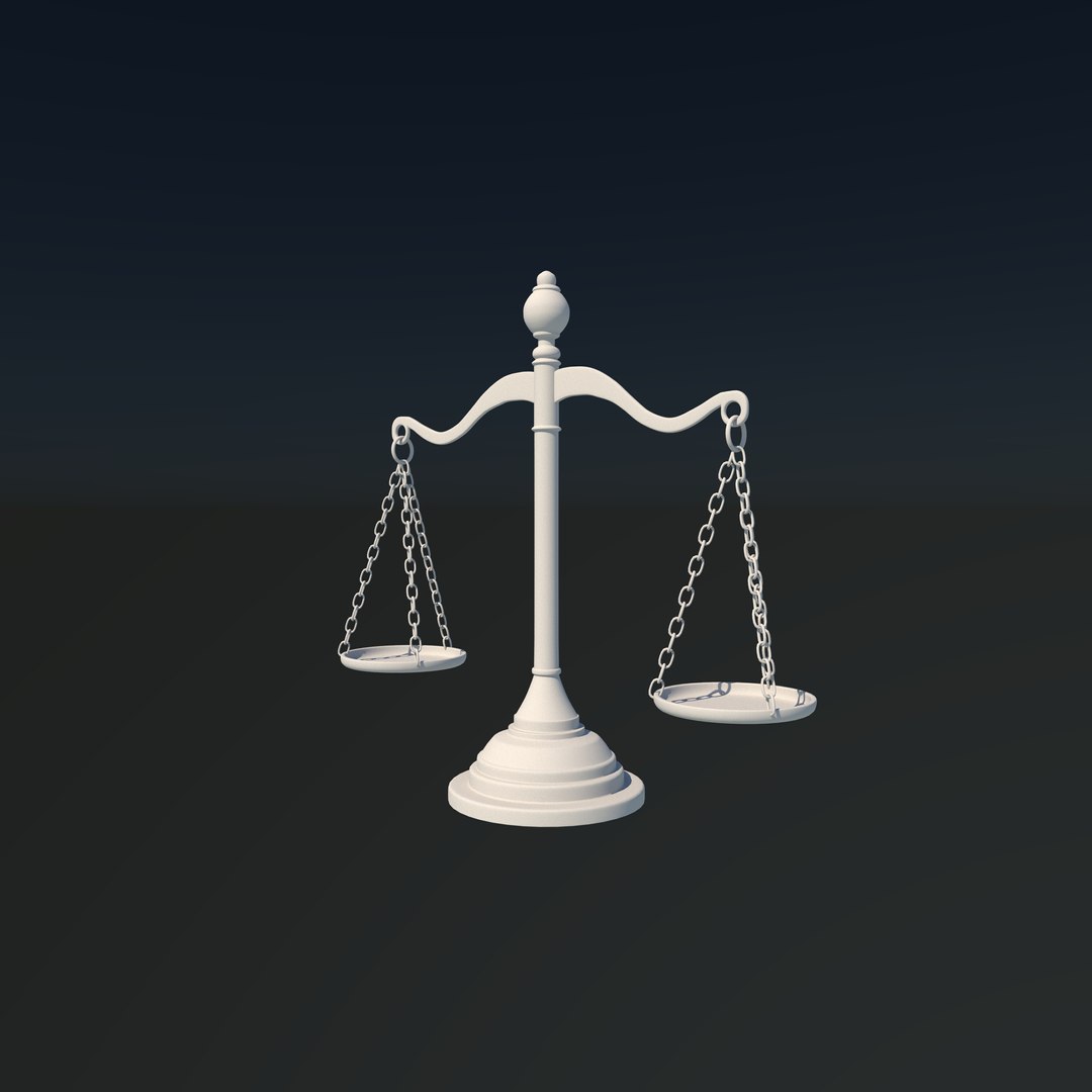 Balance Scale 3D Model 3D Model - TurboSquid 2333228