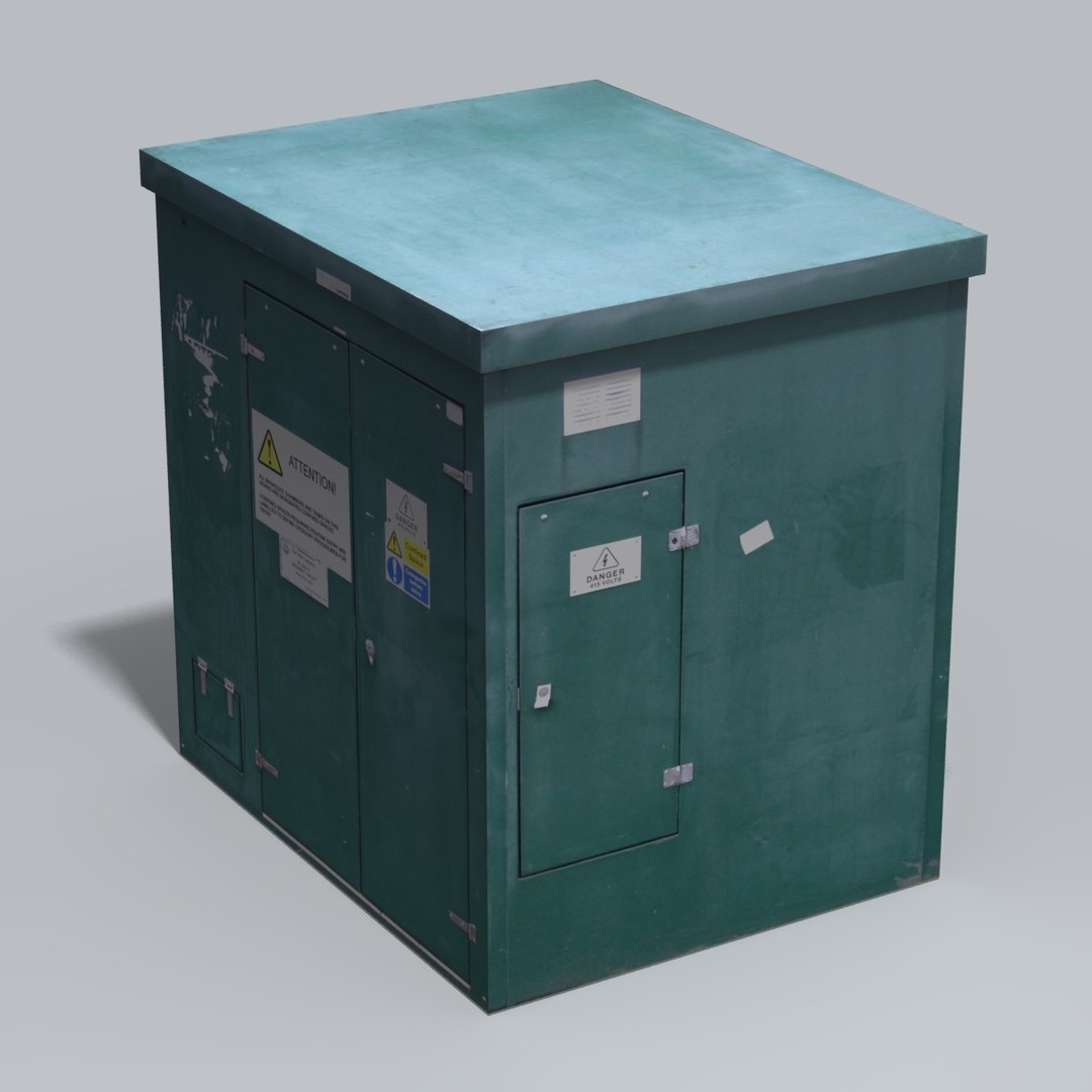 3d Model Of Realistic Utility Company Structure