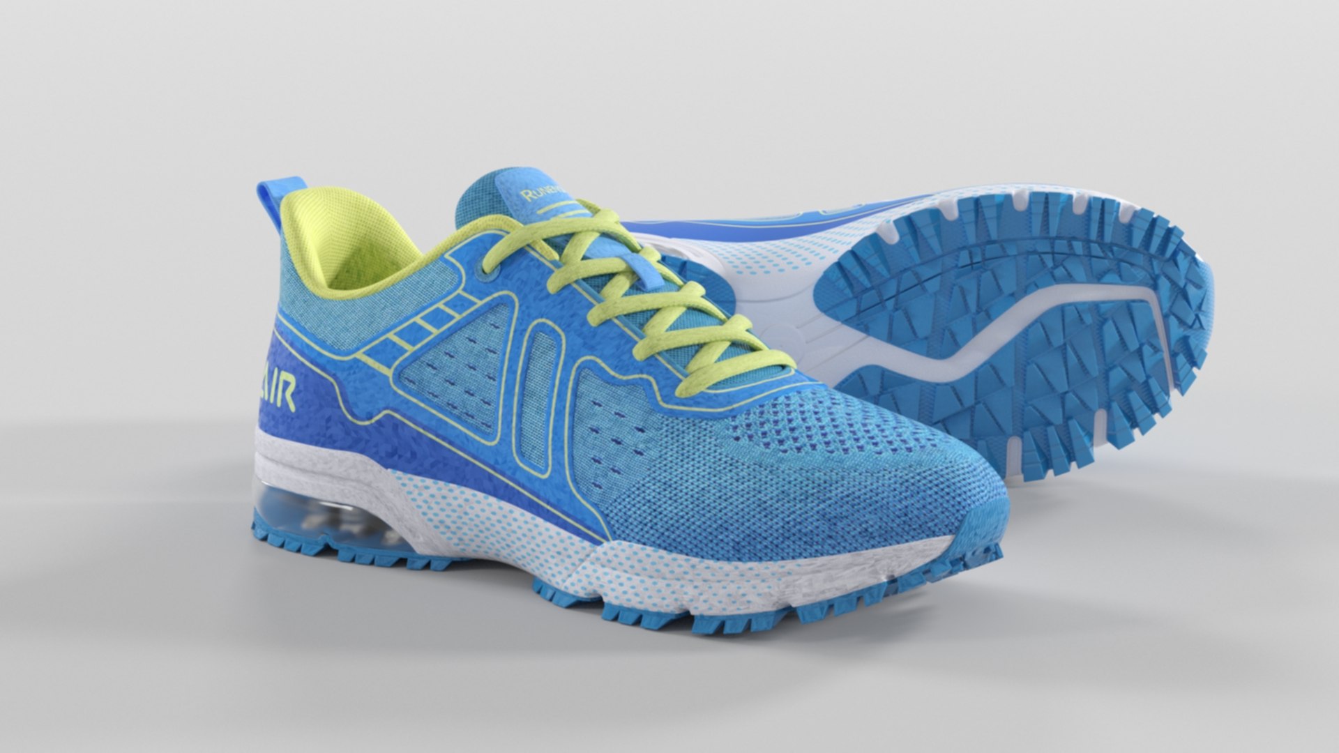 QAUPPE Mens Air Running Shoes Athletic Trail Tennis Sneaker Model ...