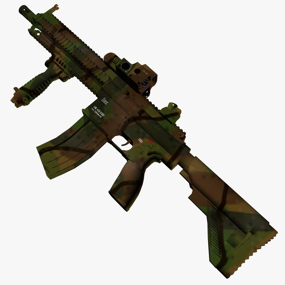 3d model m416 rifle