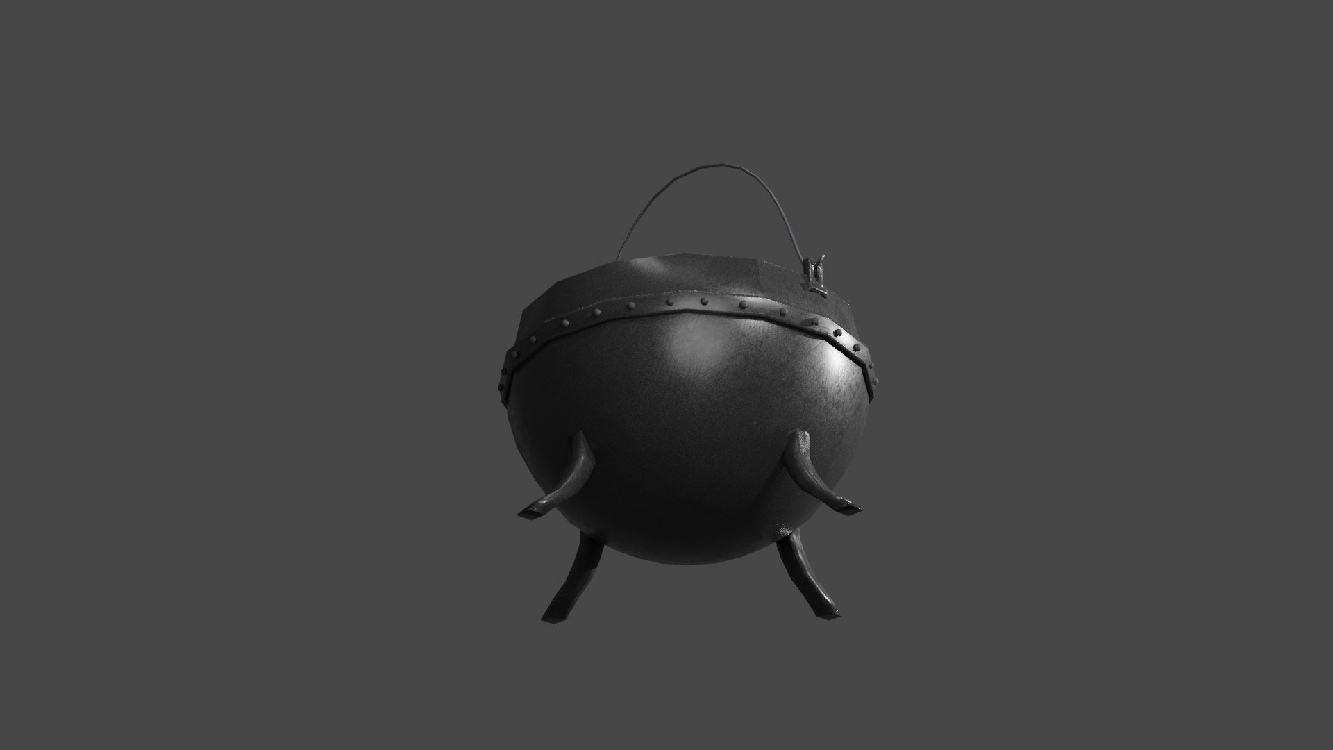 Free 3D Metal Pot 1 JFG - FREE DOWNLOAD Model - TurboSquid 1771328
