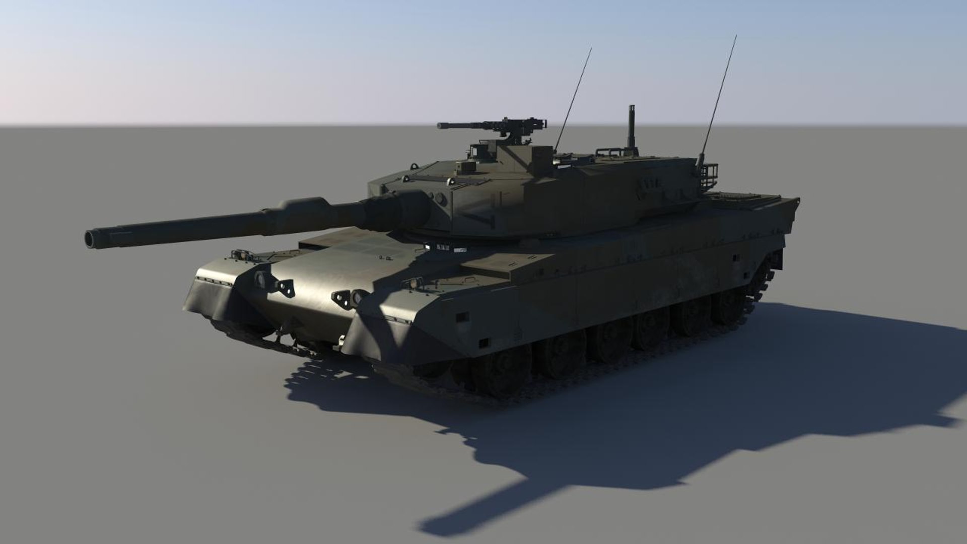 3D Japanese Tank Type90 Jsdf - TurboSquid 1211240