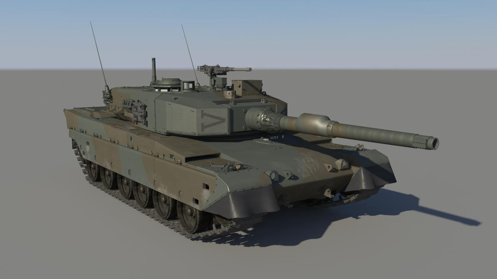 3D Japanese Tank Type90 Jsdf - TurboSquid 1211240