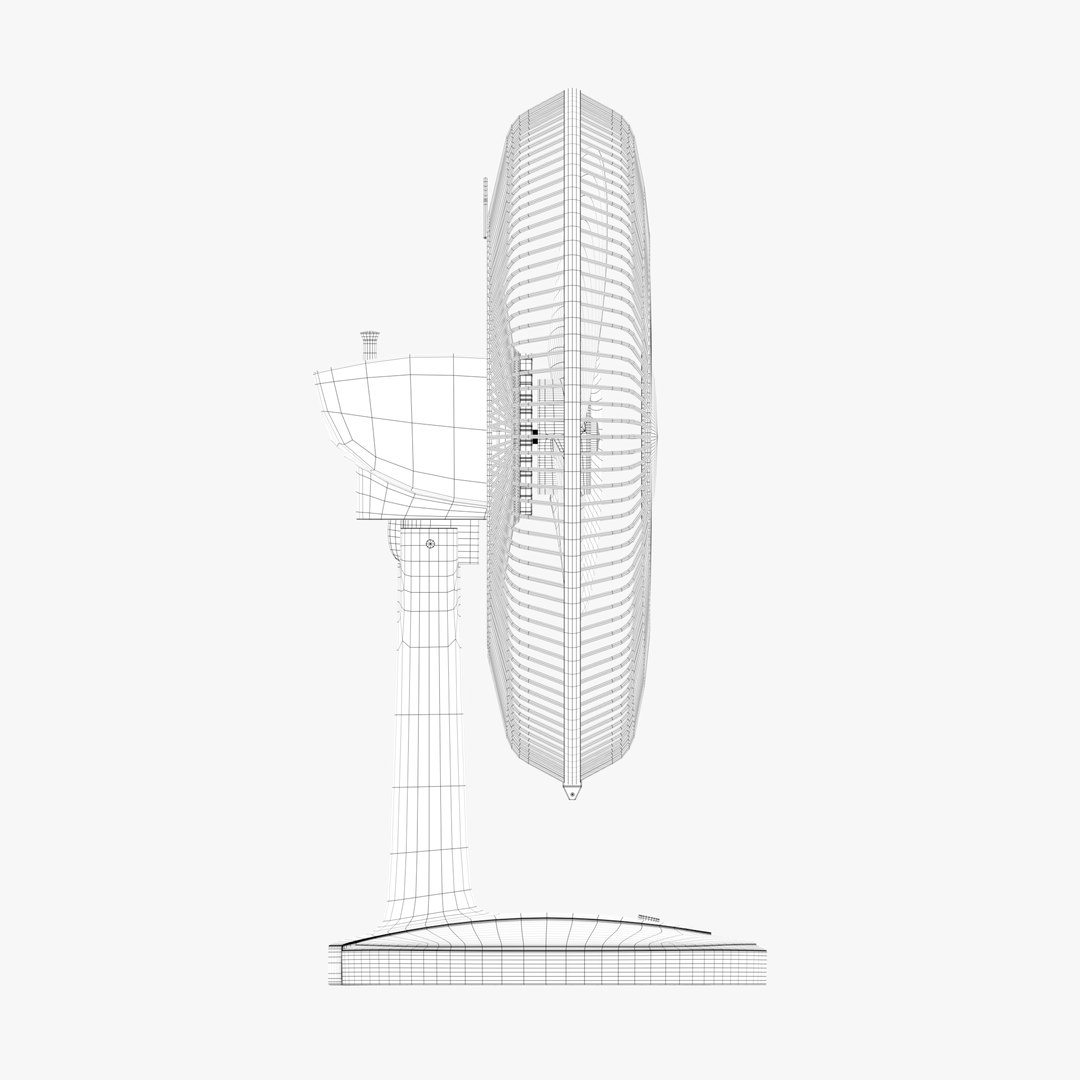Black Table Fan 3D model - TurboSquid 2174358