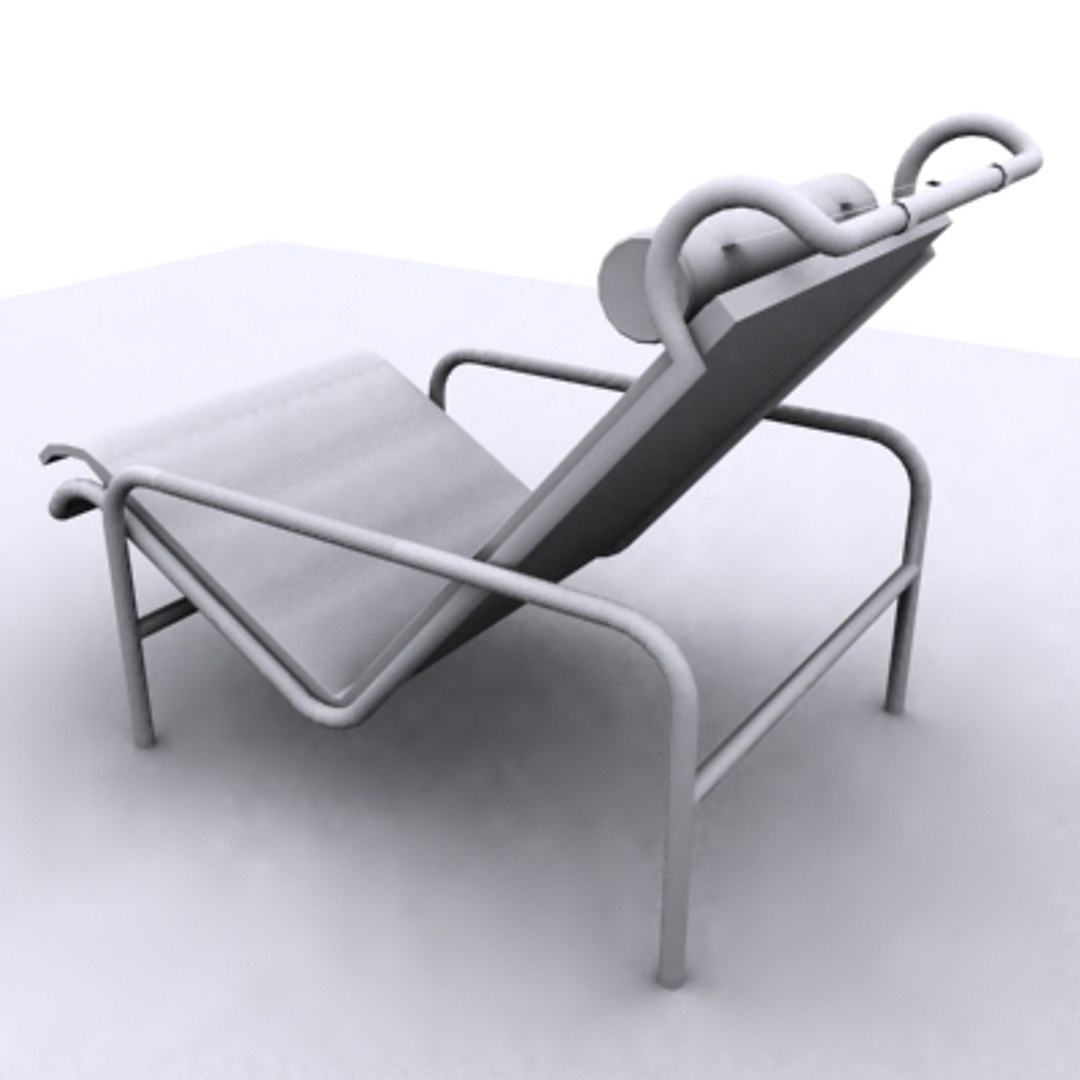 Modern Tube Chair 3ds