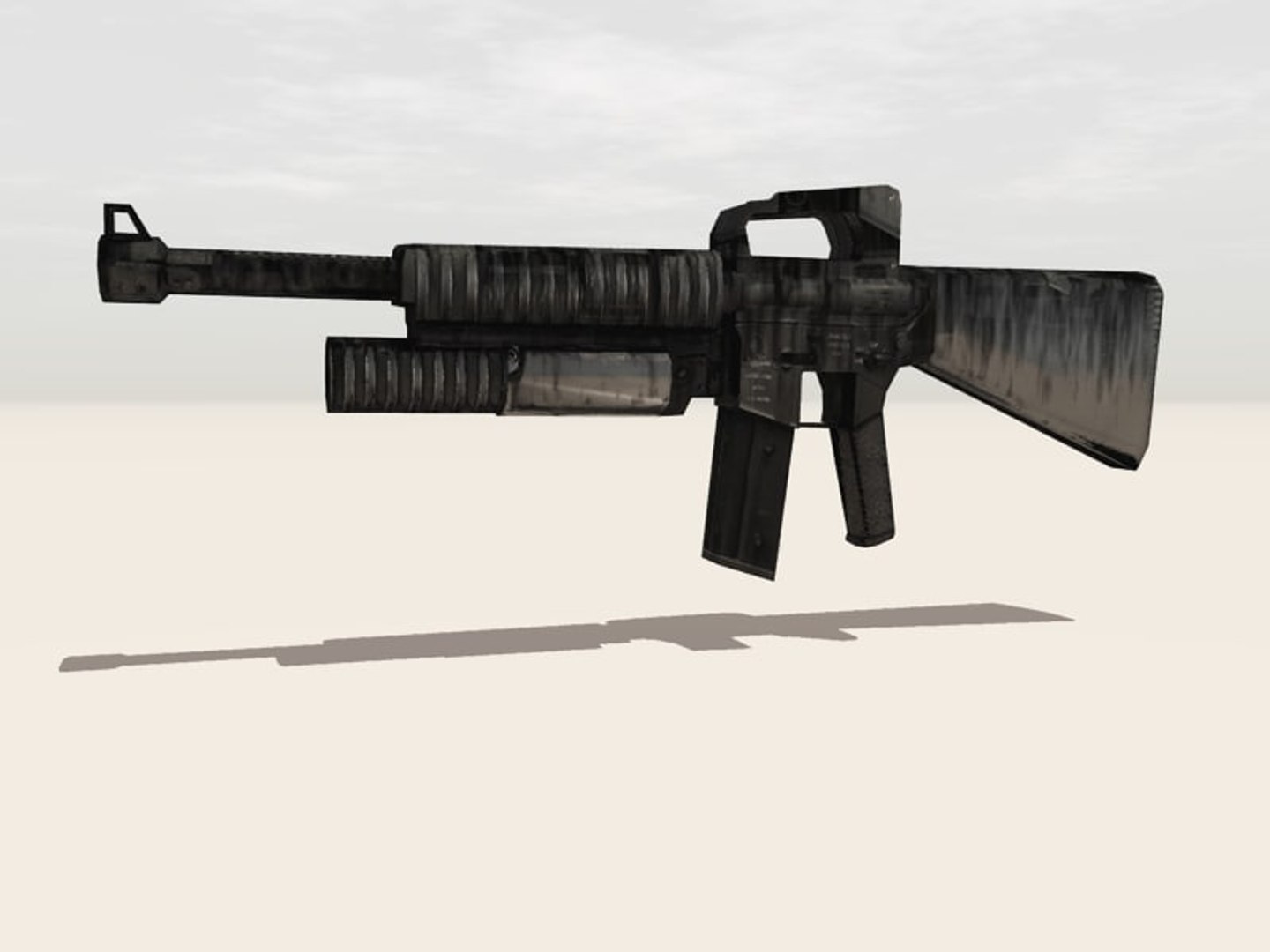 Rifle Weapon 3d Model