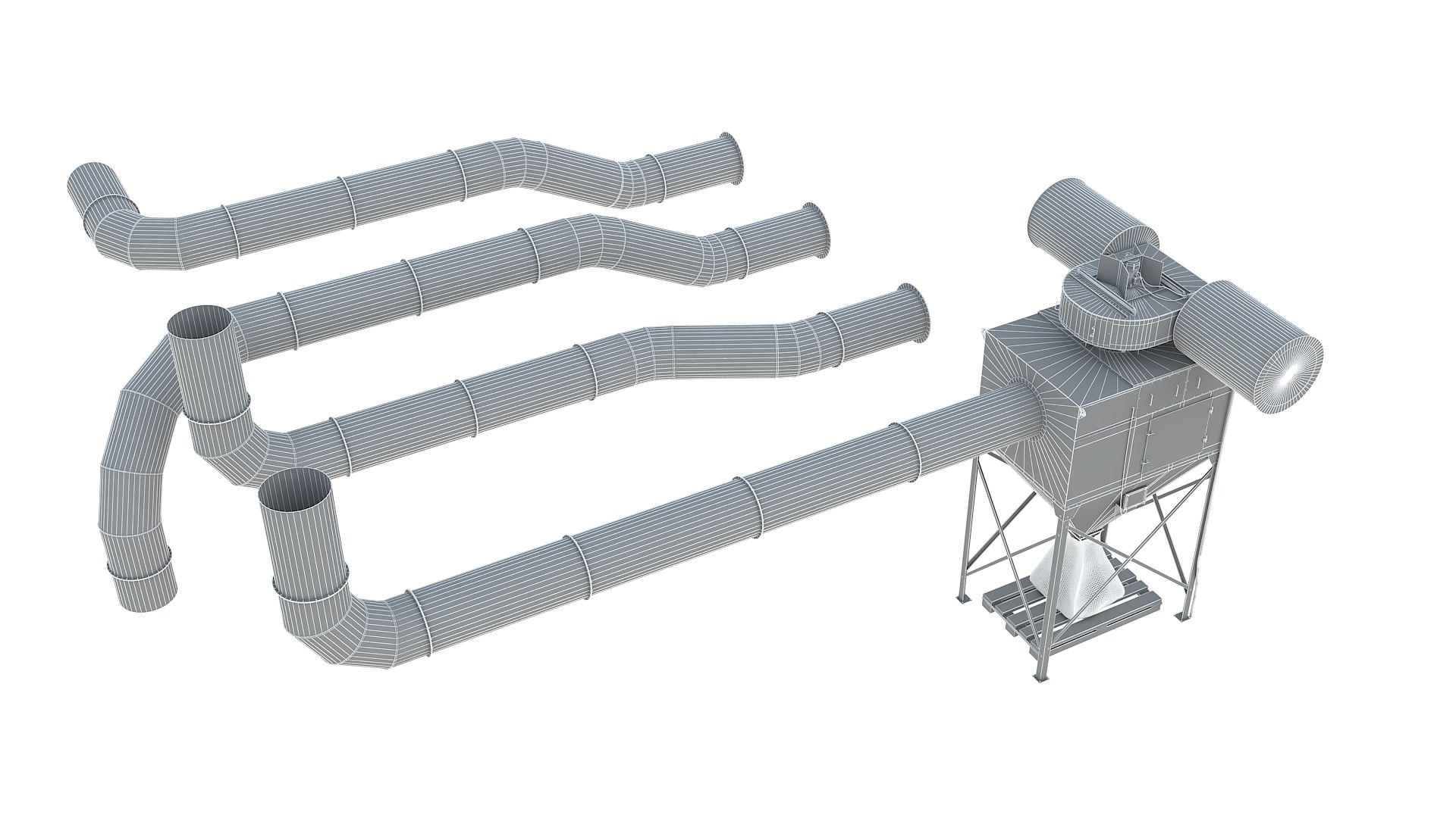 3D Model Sieving Machine - TurboSquid 2320677