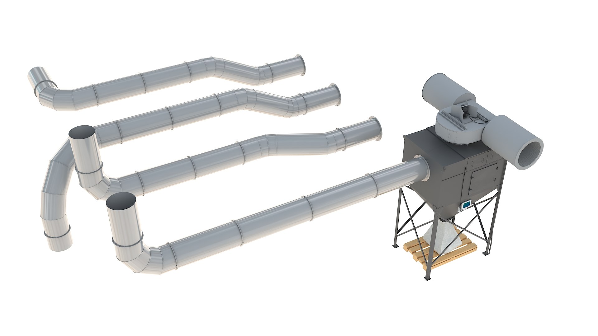 3D Model Sieving Machine - TurboSquid 2320677