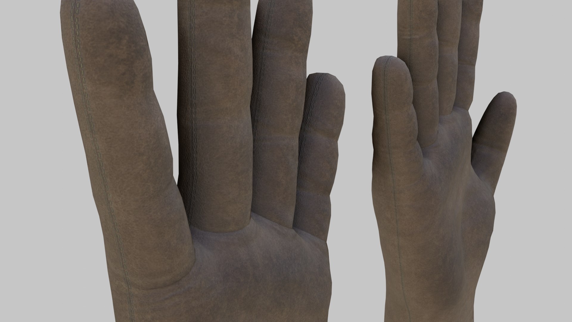 Rigged Hands Gloves Pbr 3D Model - TurboSquid 1503615