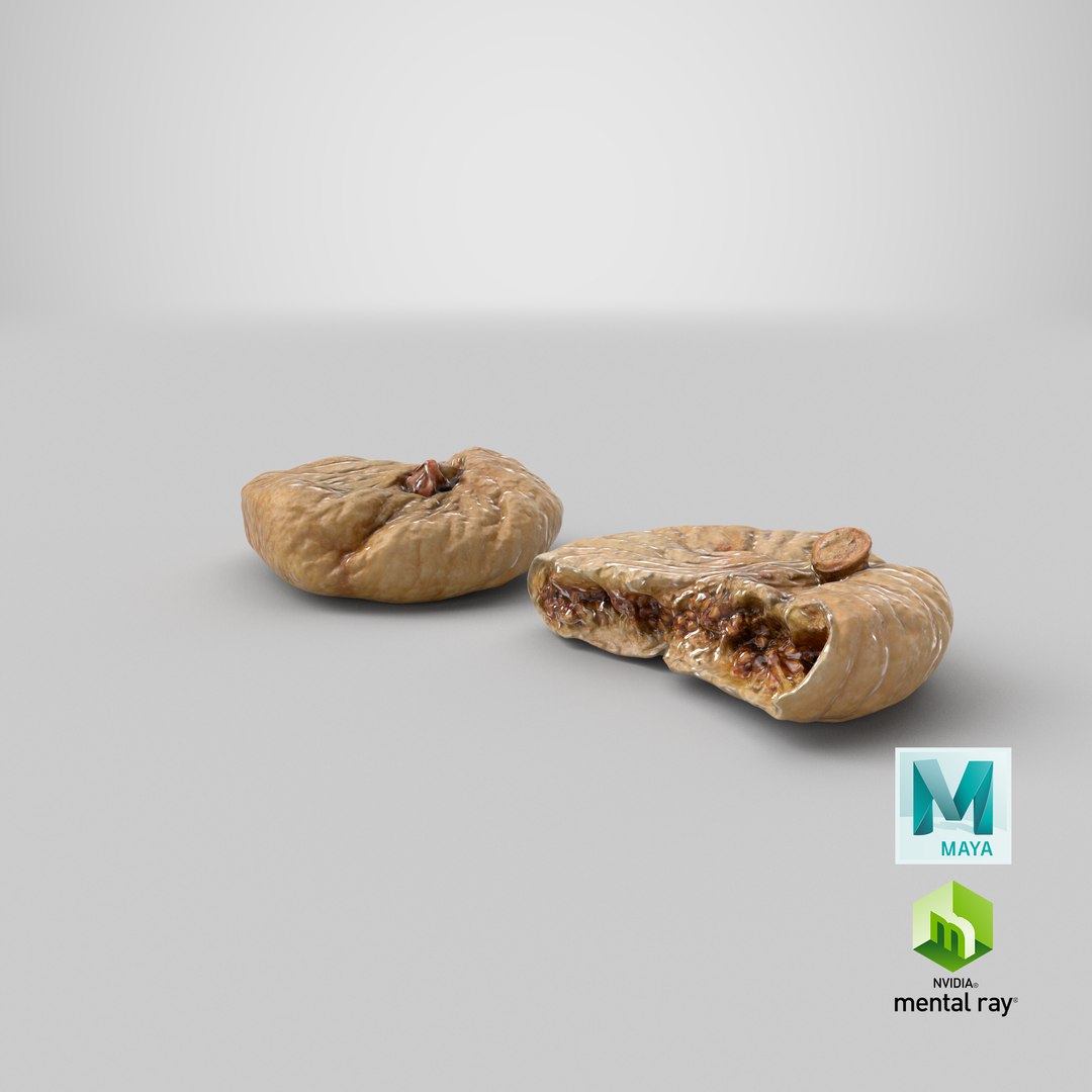 3D Model Dry Fig Collection - TurboSquid 2009129