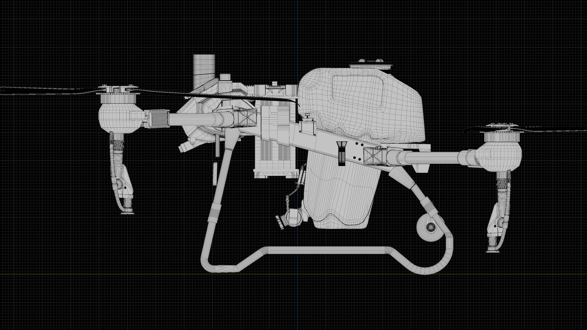 DJI Agras T60 Model - TurboSquid 2343953