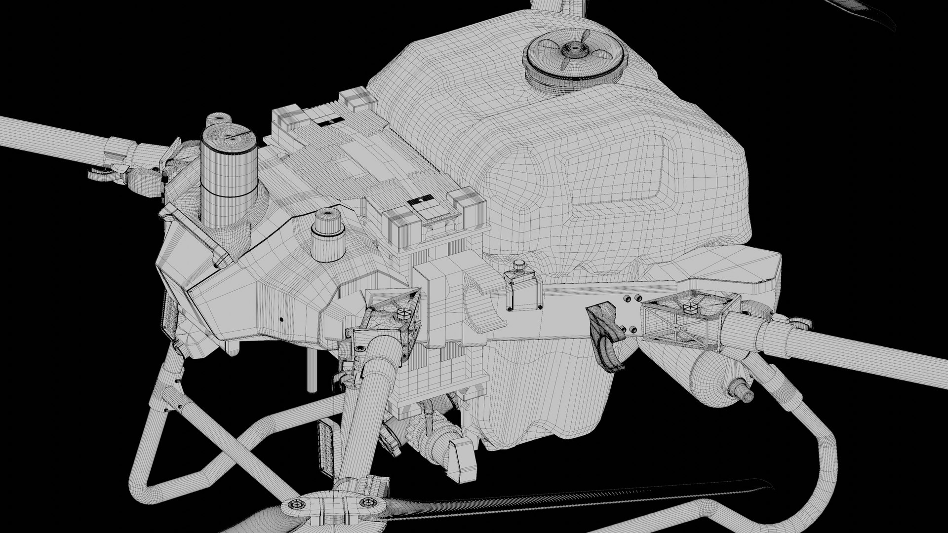 DJI Agras T60 Model - TurboSquid 2343953