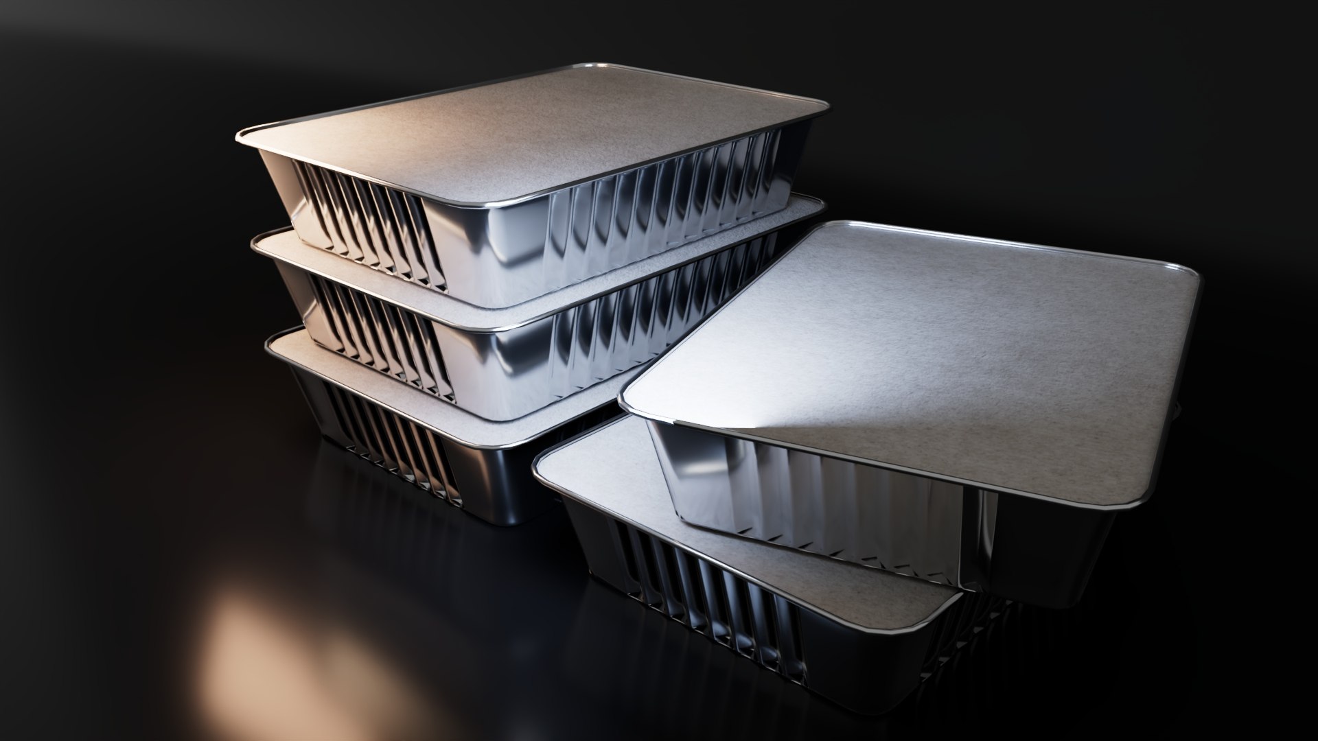 Free Food Containers 3D Model - TurboSquid 2352260