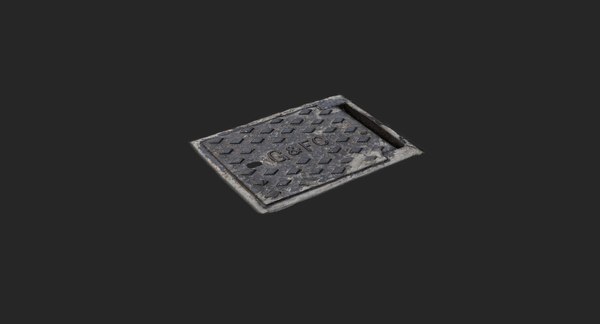 3D metal utility cover 4k model - TurboSquid 1420004