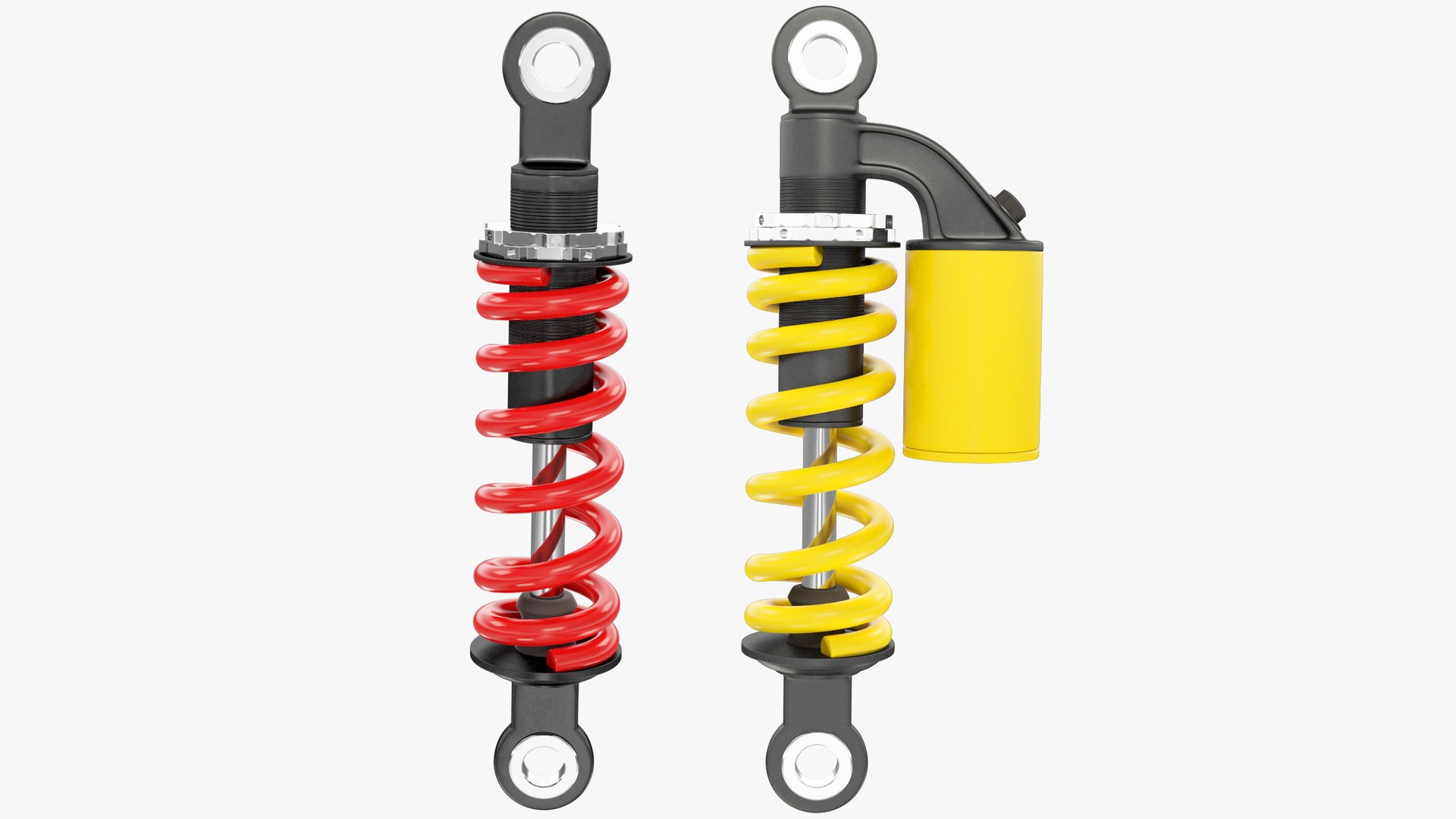 3D Shock Absorbers Collection V1 - TurboSquid 2215275