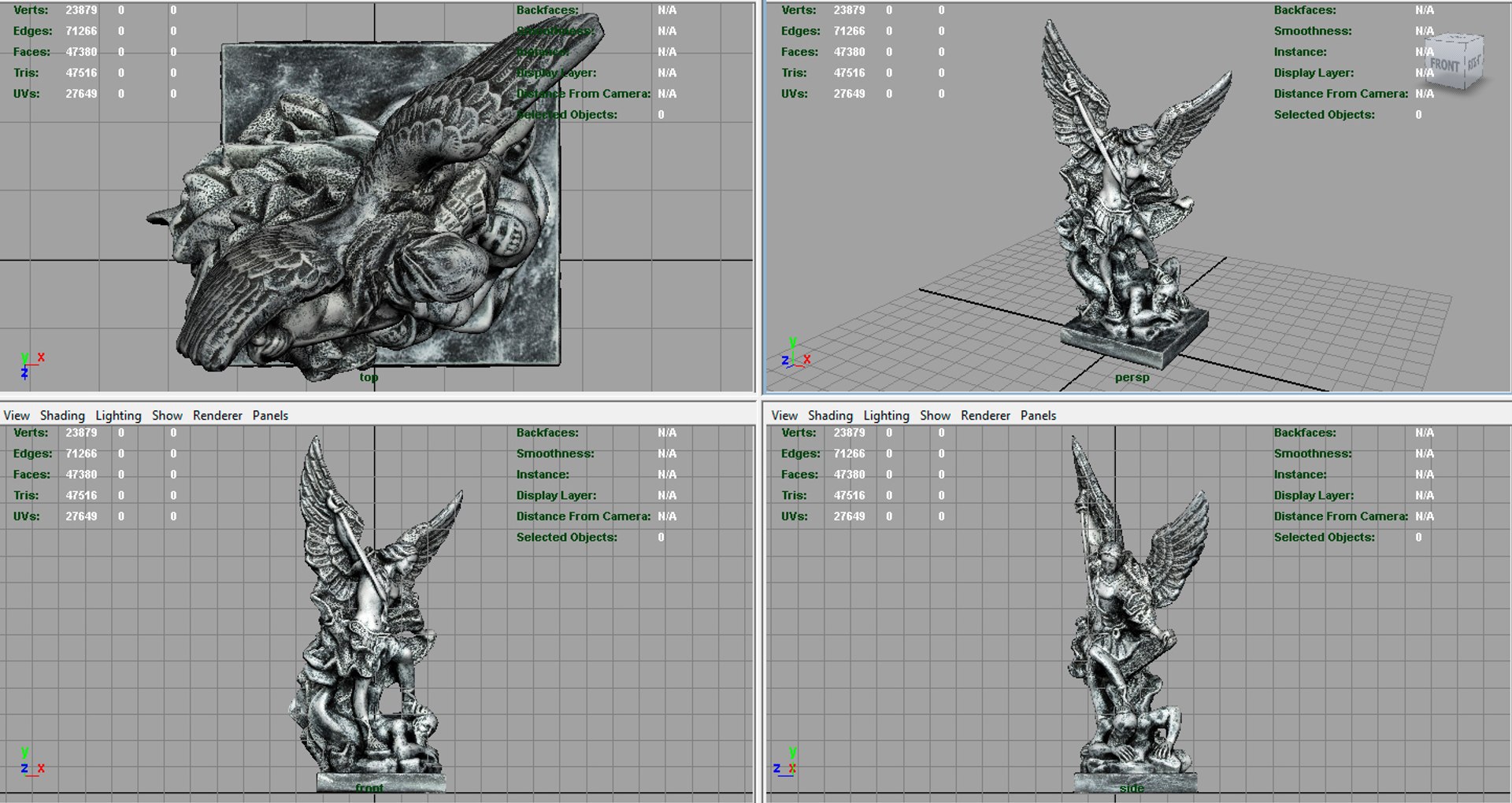 Archangel Michael 3D Model - TurboSquid 1304646
