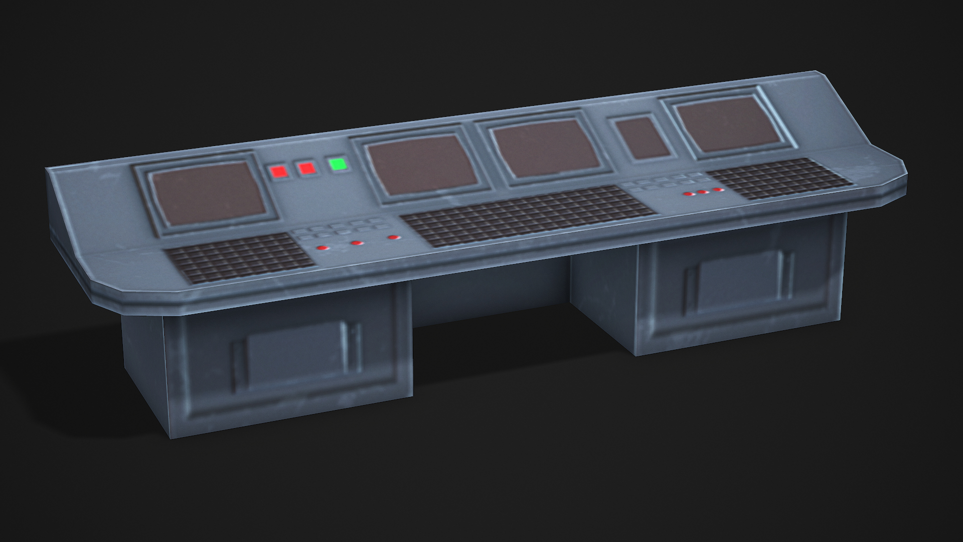 3D Control Panel - Low Poly Game Ready Model - TurboSquid 2038720