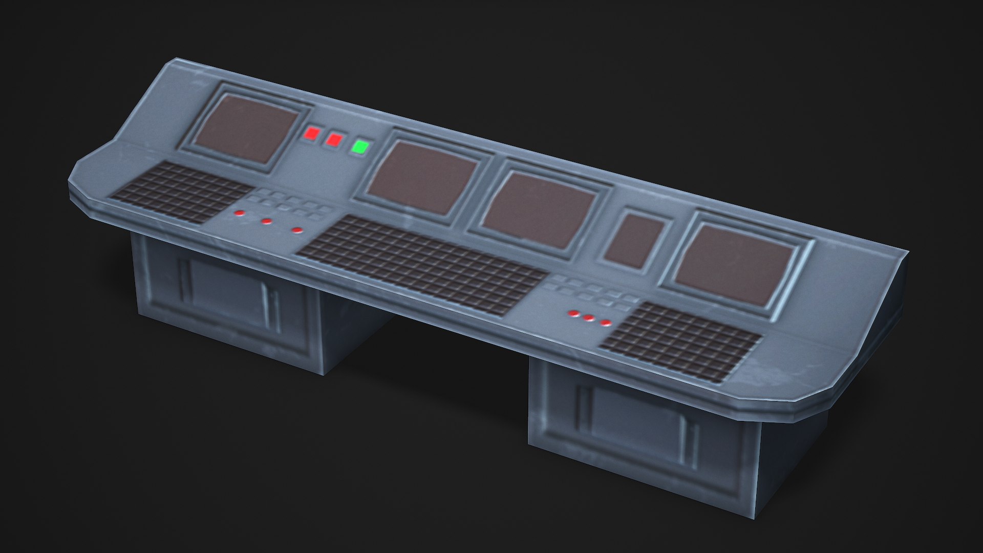 3D Control Panel - Low Poly Game Ready Model - TurboSquid 2038720