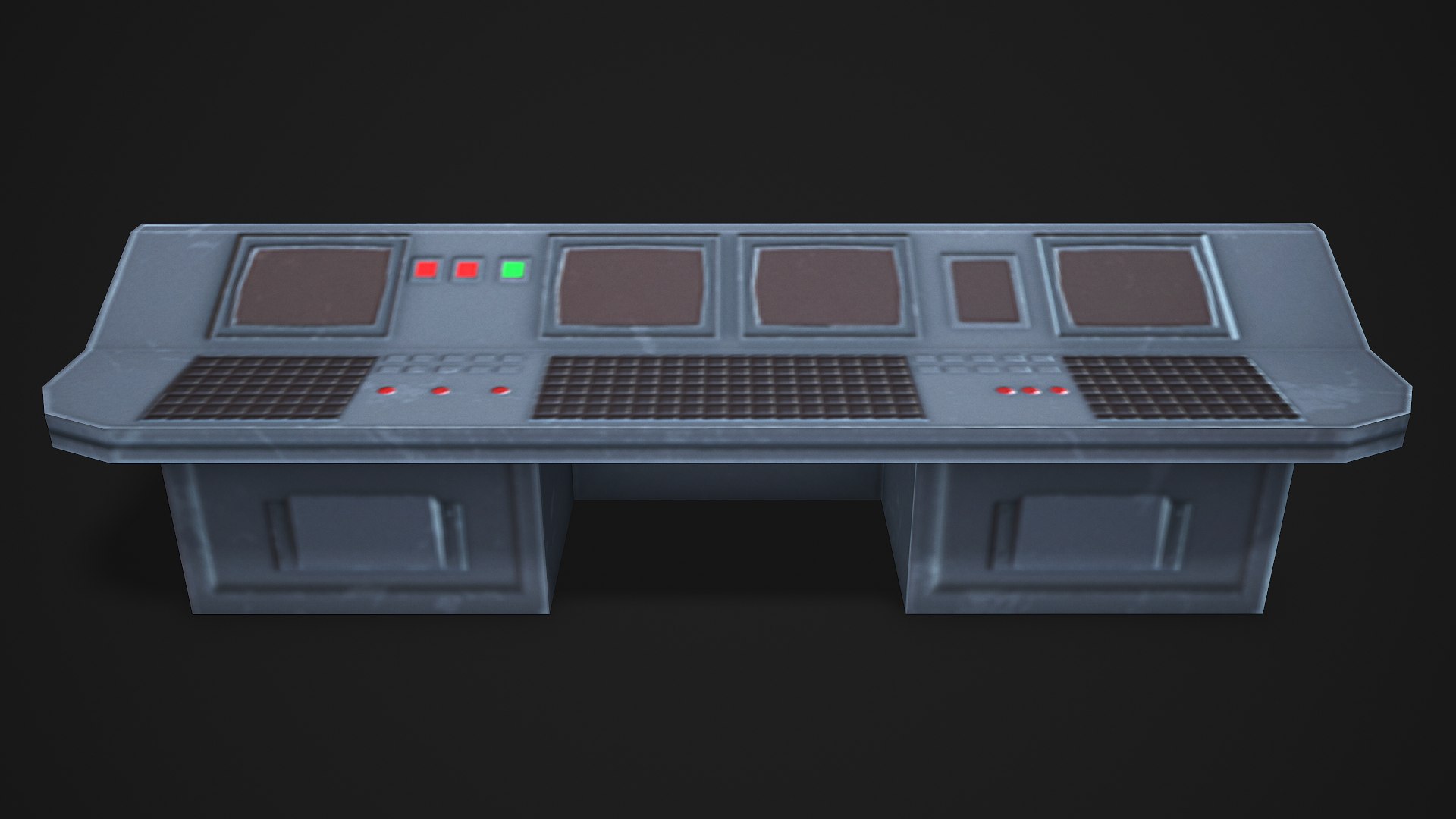 3D Control Panel - Low Poly Game Ready Model - TurboSquid 2038720
