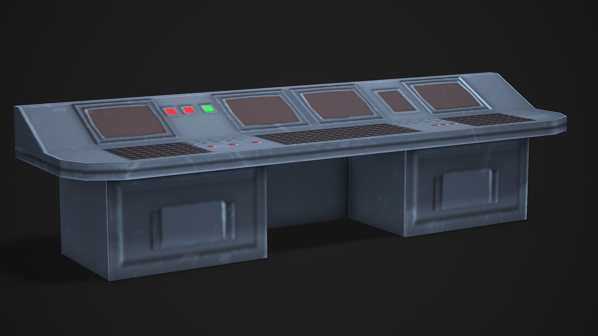 3D Control Panel - Low Poly Game Ready Model - TurboSquid 2038720