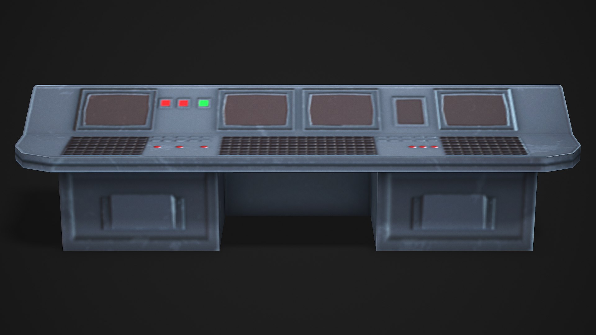 3D Control Panel - Low Poly Game Ready Model - TurboSquid 2038720