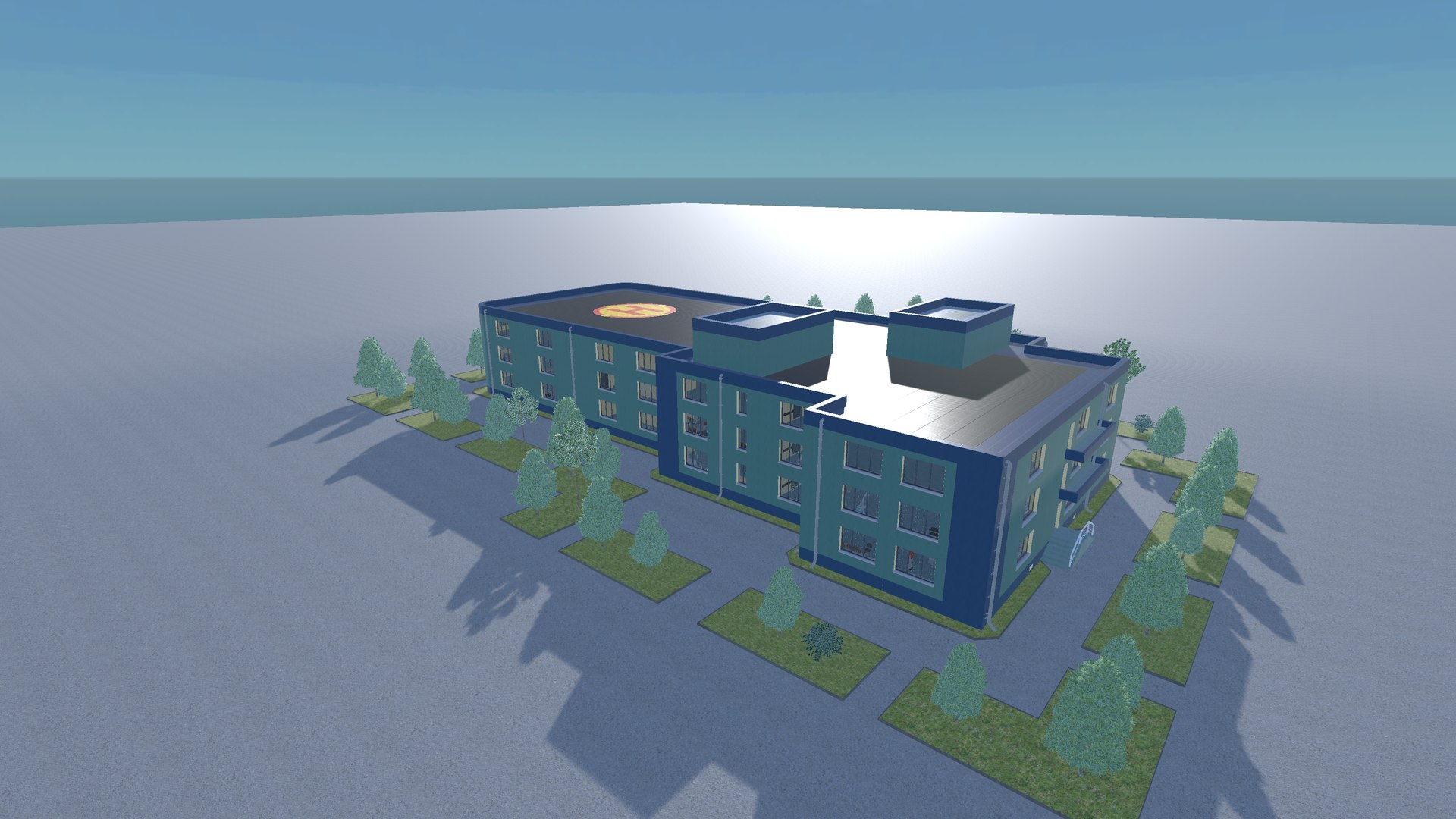 Hospital Modular Building Props And Characters Model - TurboSquid 2327973