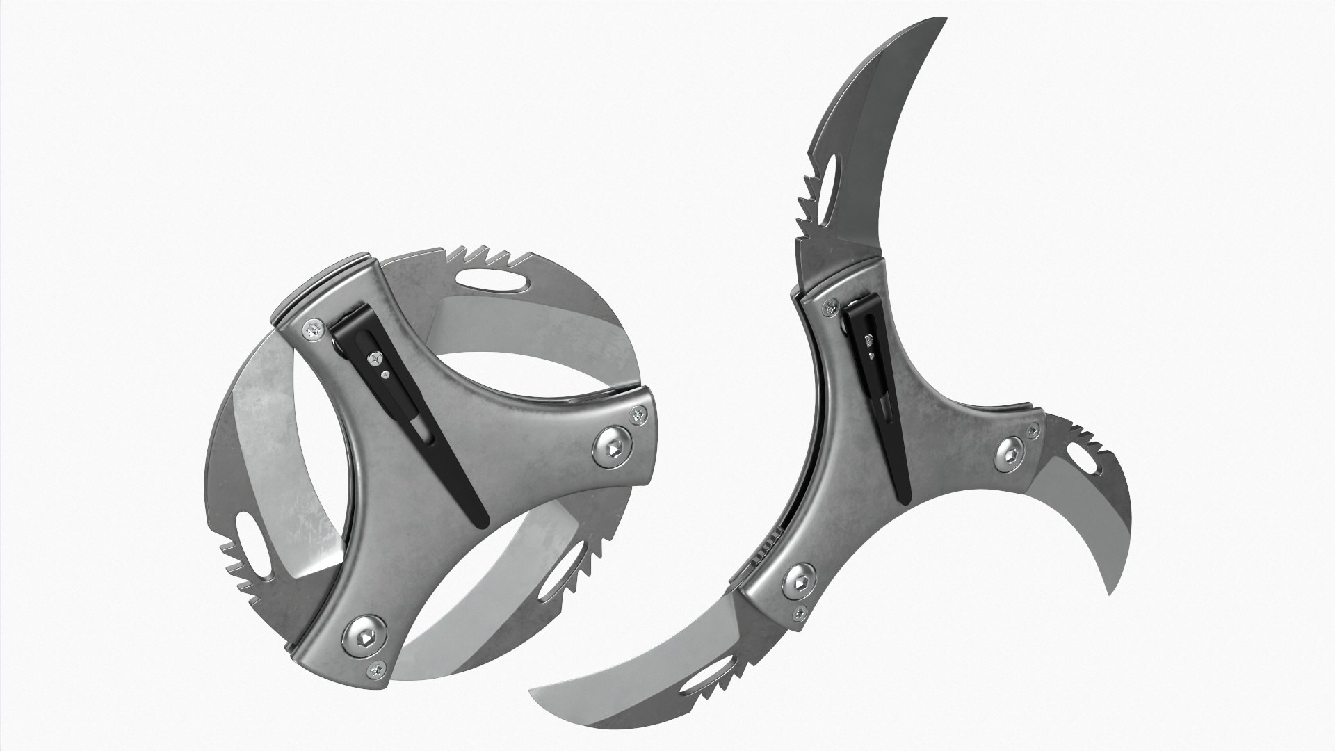 Ninja shuriken circular dagger Shinobu 3D model - TurboSquid 1856792
