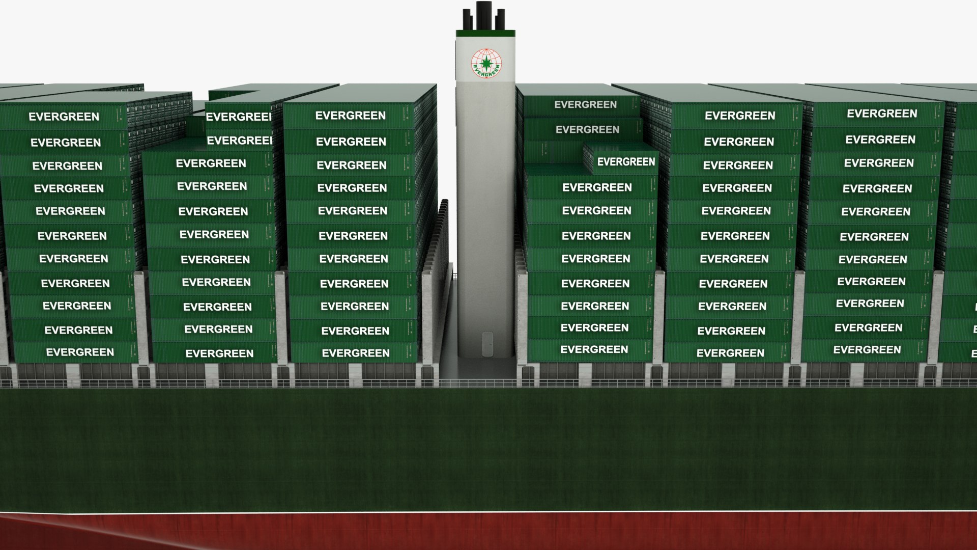 Container Ship Evergreen Ever Lambert model - TurboSquid 1732012